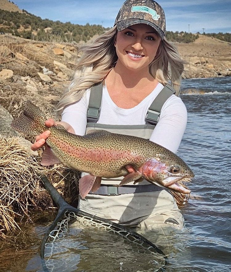 Keri Asher Catches Beautiful Rainbow Trout – TLO Outdoors