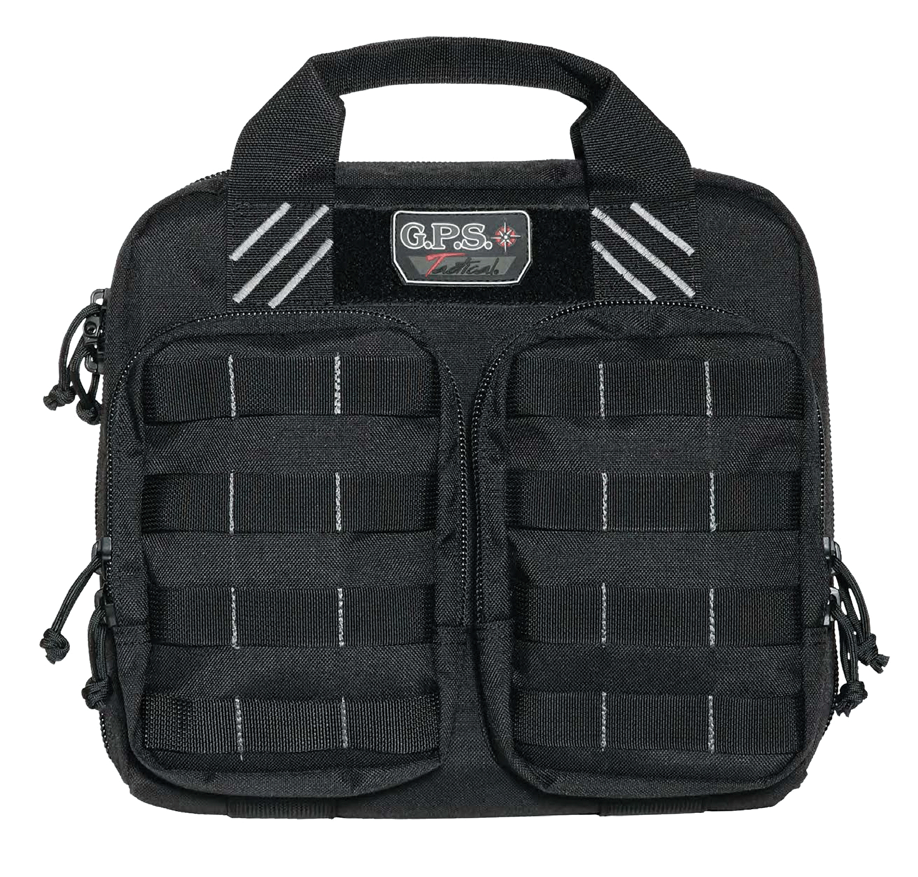 G*Outdoors Tactical Double +2 Pistol Case, 1000D Nylon, Teflon Coated ...