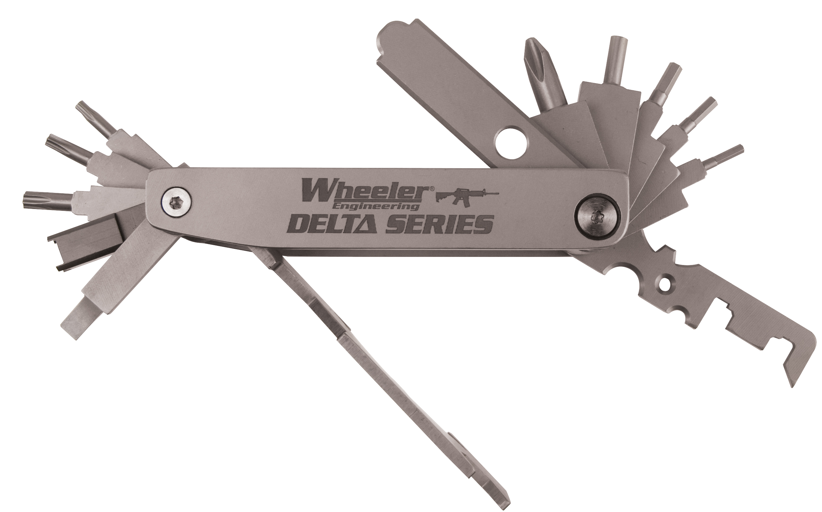 Wheeler Delta Series AR Compact Multi-Tool, Stainless Steel, Satin Fin ...