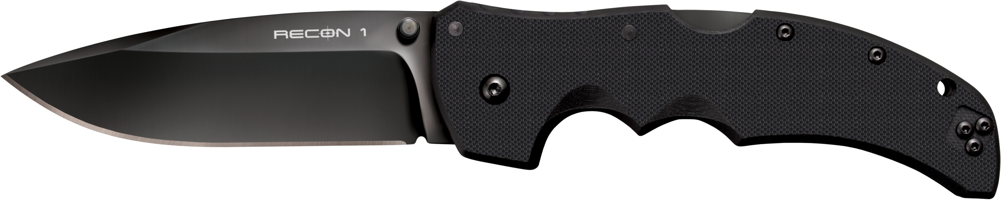Cold Steel Recon 1 Folding Knife – 4 in Spear Point S35VN Blade, Black ...