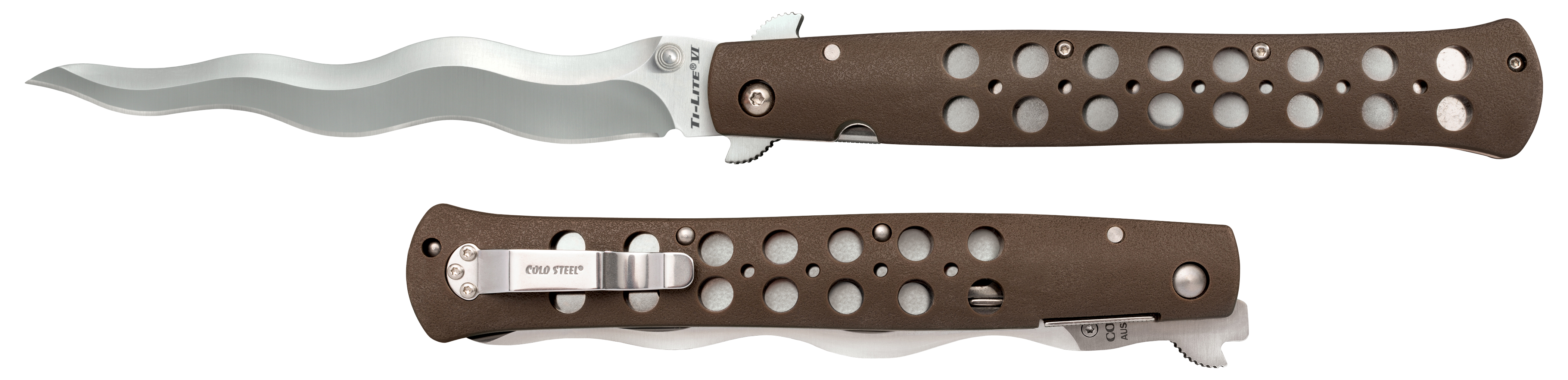 Cold Steel Ti-Lite Kris 6-inch Folding Knife, AUS-10A Stainless Blade ...