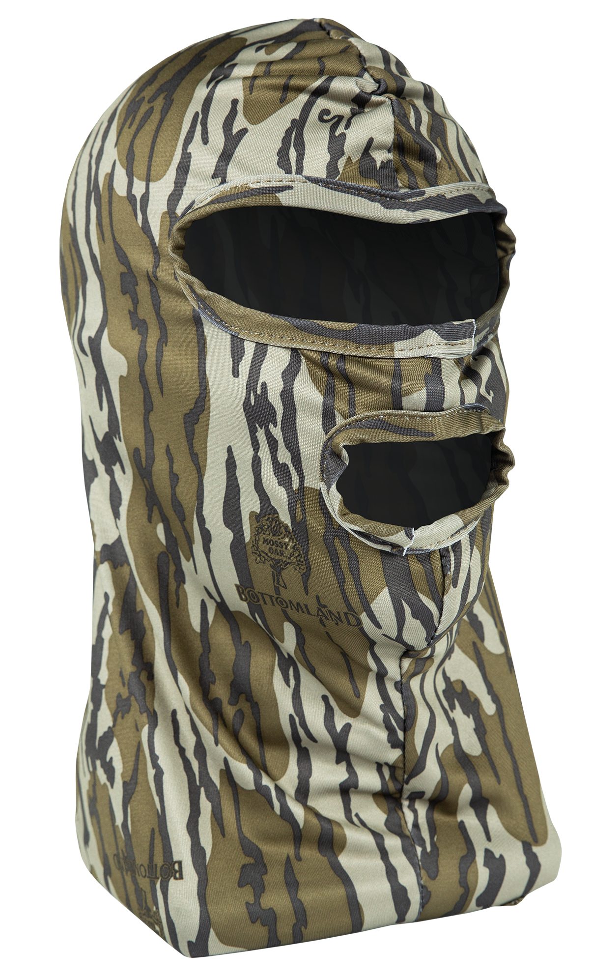 Primos Mossy Oak Original Bottomland Stretch-Fit Full Hood Face Mask ...