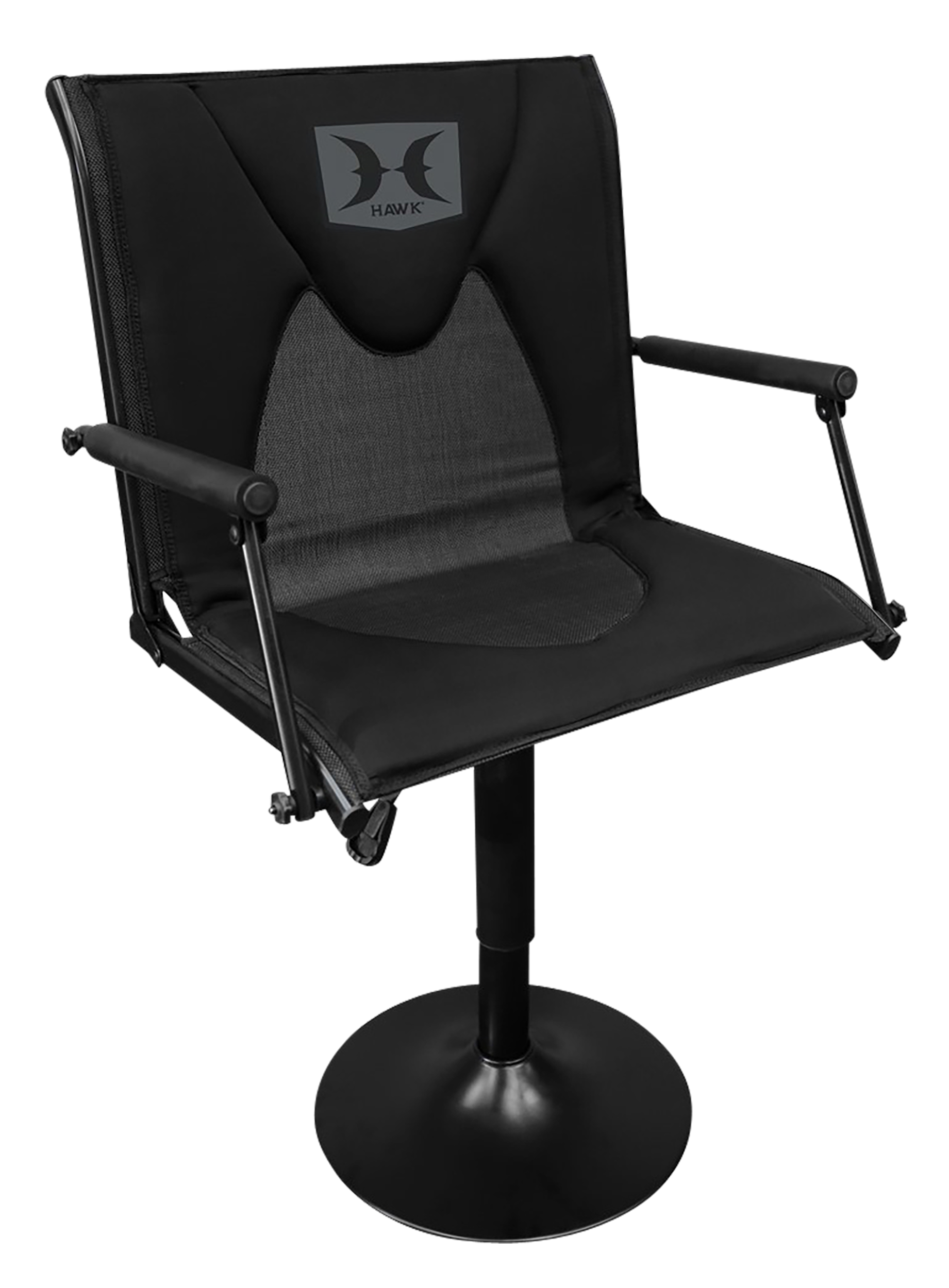 Hawk Premium Blind Chair, Black – 360° Swivel, 22-inch Seat, Adjustabl ...