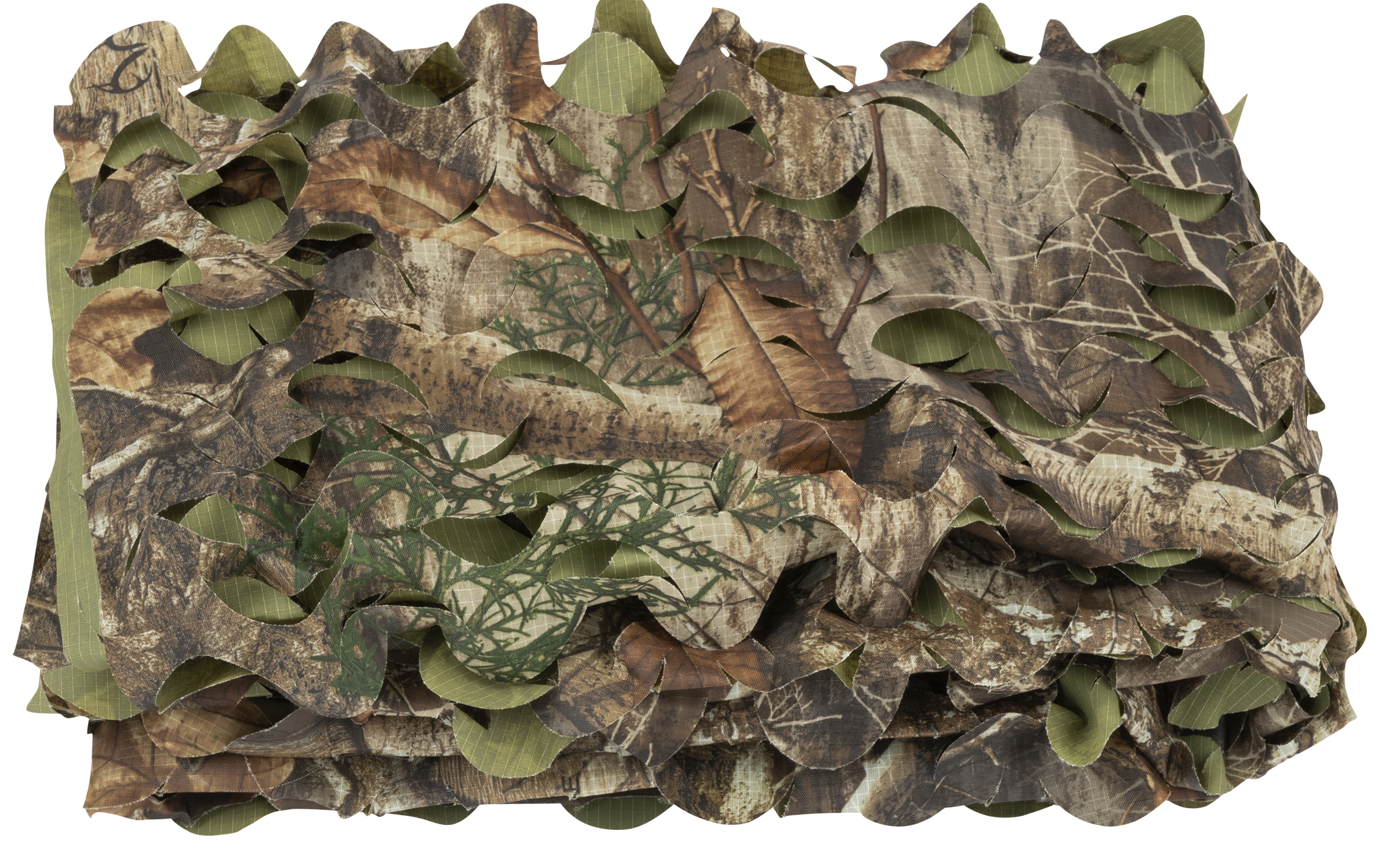 Vanish 3D Die-Cut Reversible Camo Blind Material, Ripstop, Olive/Realt ...