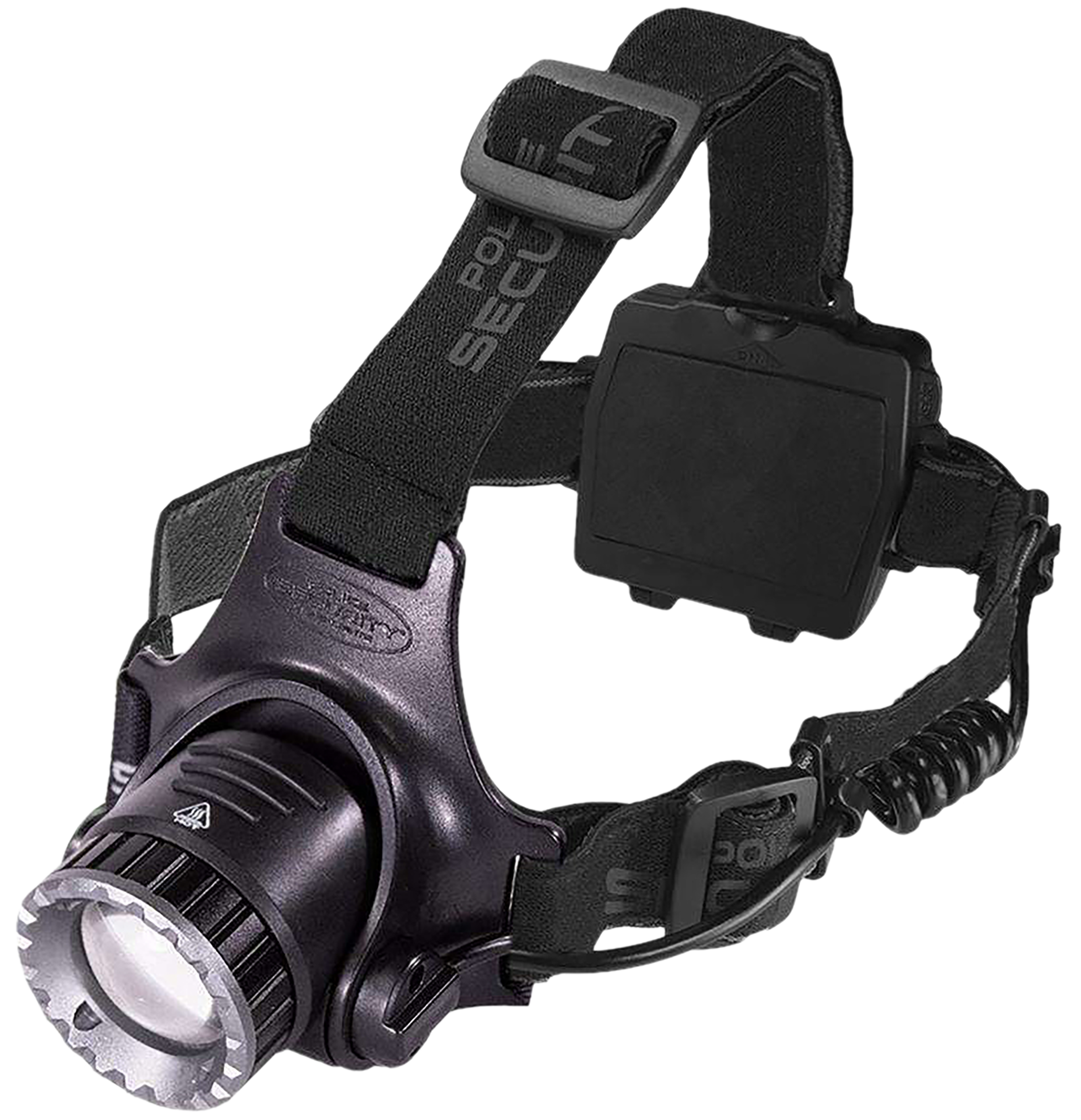 Police Security Long-Throw Rechargeable Headlamp, Twist Focus, Pivot H ...