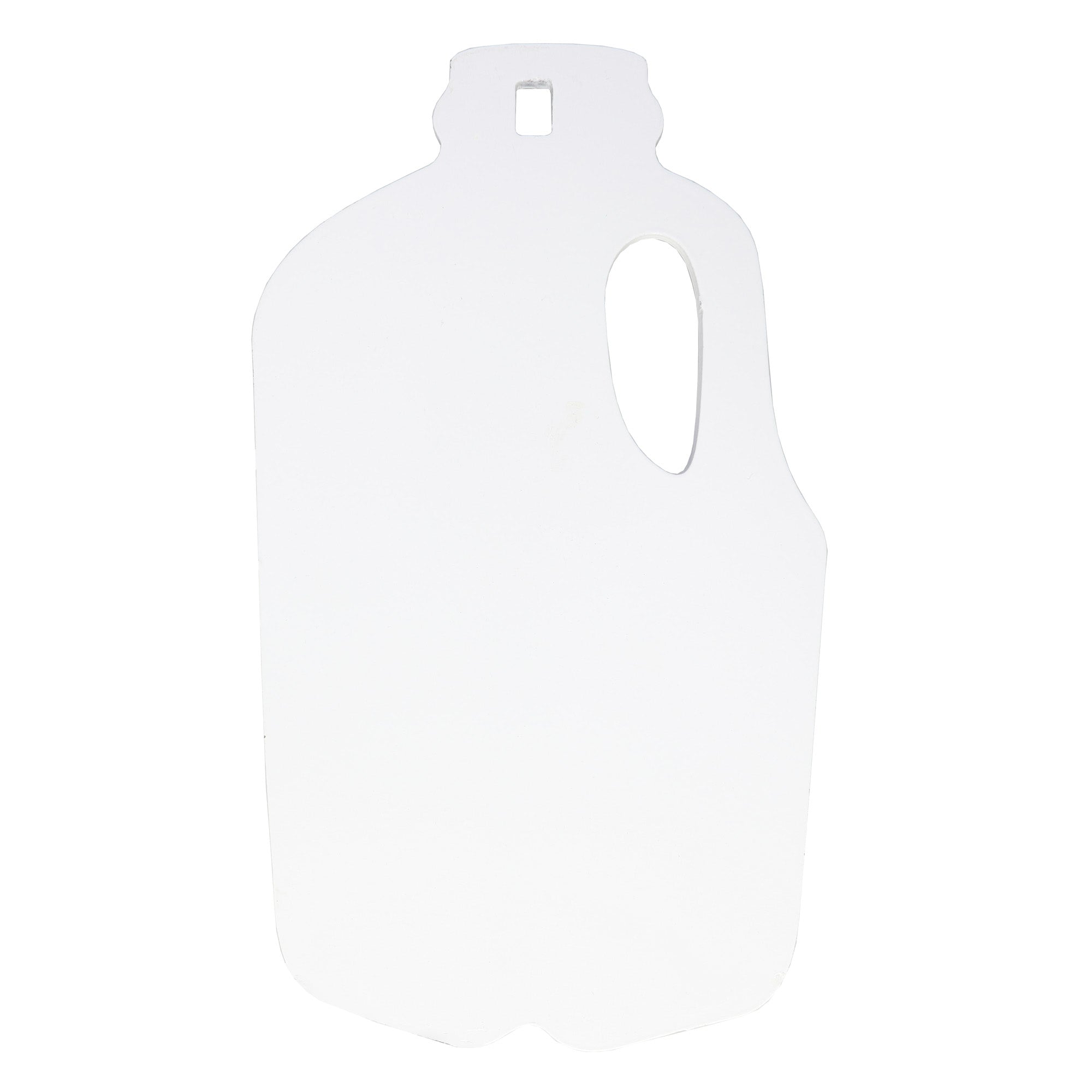 Birchwood Casey AR500 Steel Silhouette Target, Milk Jug, 3/8 in, White ...