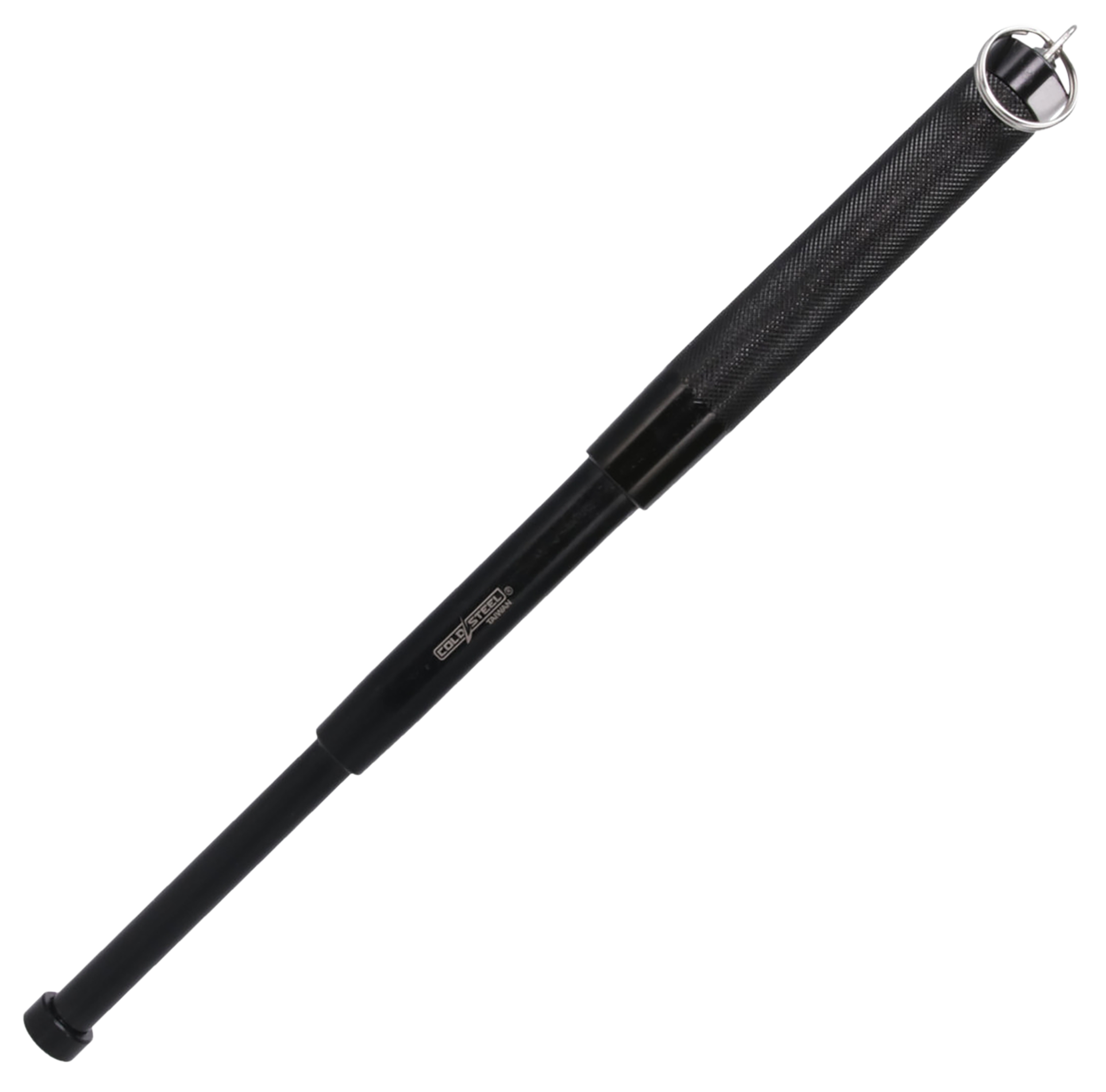 Cold Steel Expandable Steel Baton with Key Ring, 12-inch Extended, Com ...