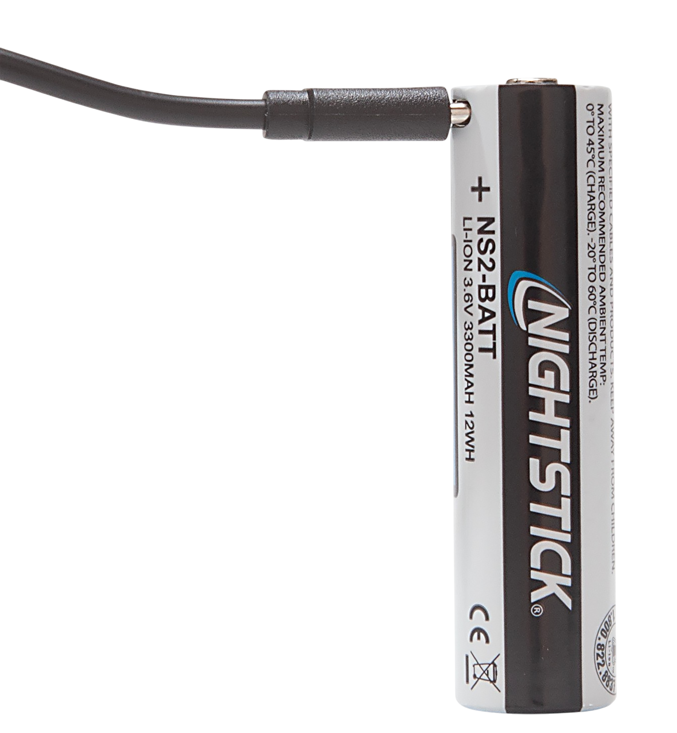 Bayco Nightstick USB-C Rechargeable 18650 Lithium-Ion Battery, 3.6V 33 ...