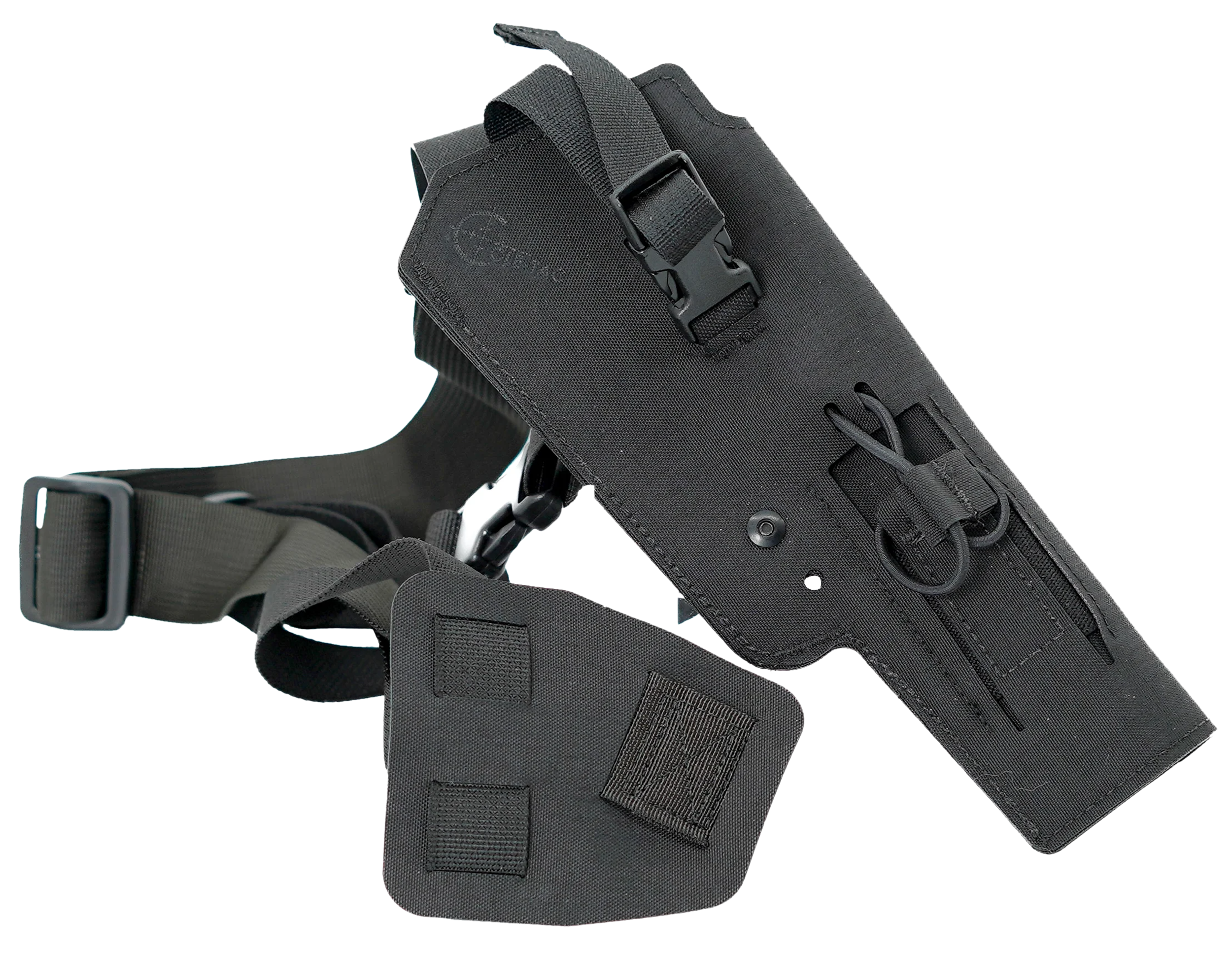 COLE-TAC Varmint Wrangler Chest Holster for Suppressed .22 Pistols, Le ...