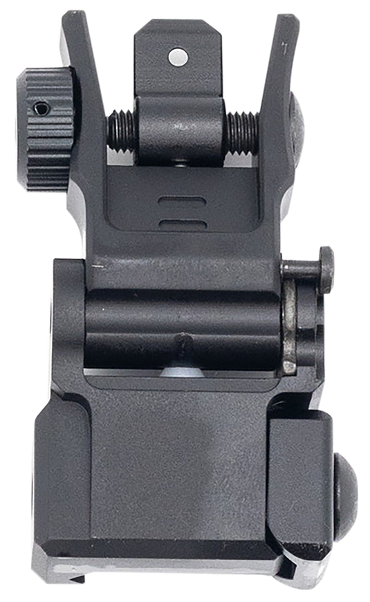 UTG Accu-Sync Flip-Up Rear Sight for AR-15, Low-Profile Picatinny/Weav ...