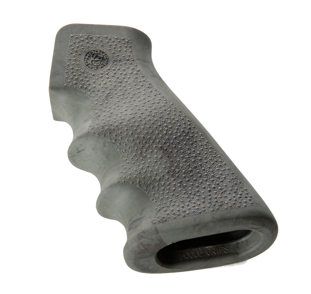Hogue OverMolded AR-15/M16 Rubber Grip with Finger Grooves, Ghillie Gr ...