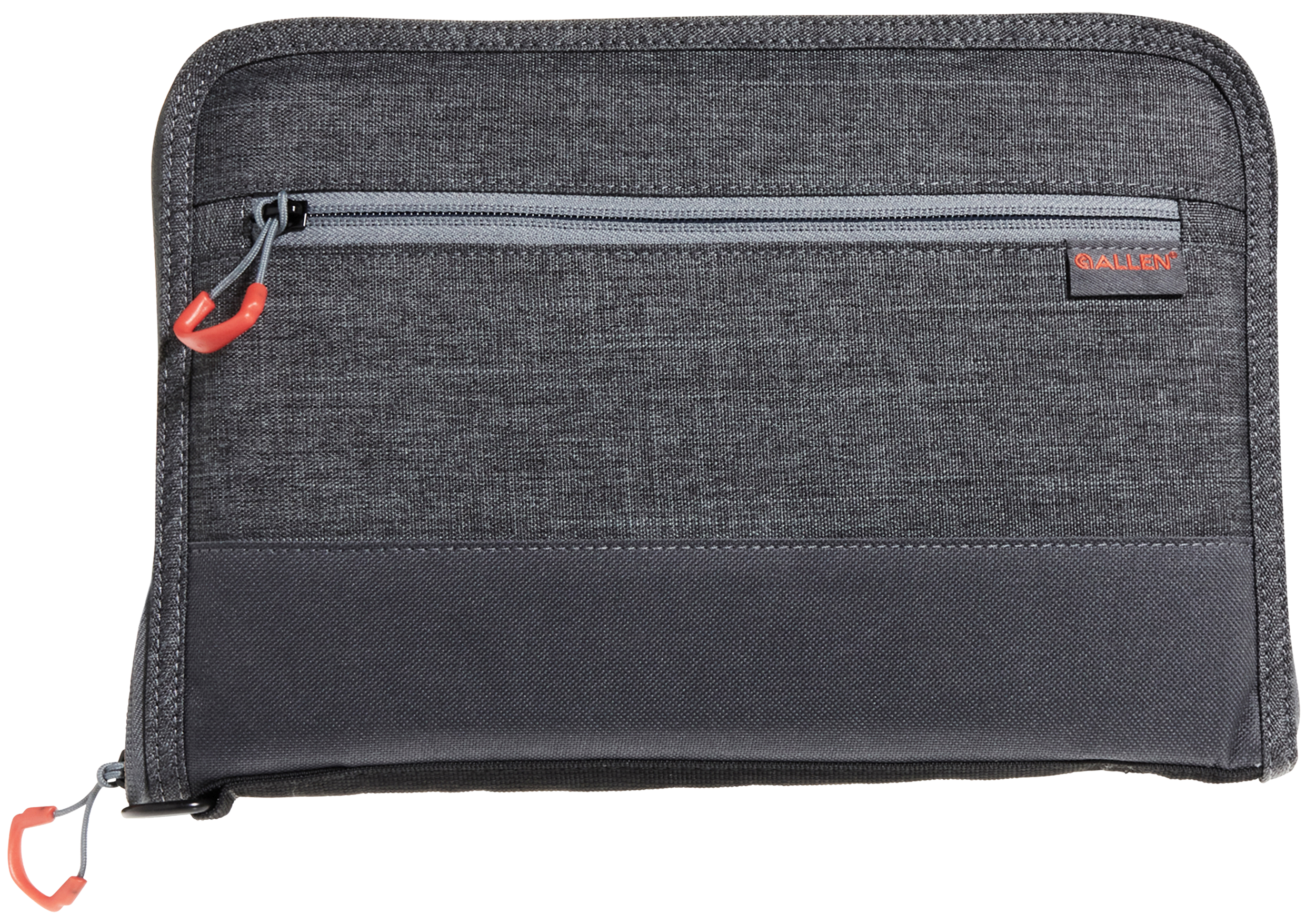 Allen Auto-Fit 2.0 Deluxe Handgun Case, 11-inch Gray/Red, Foam Padded ...