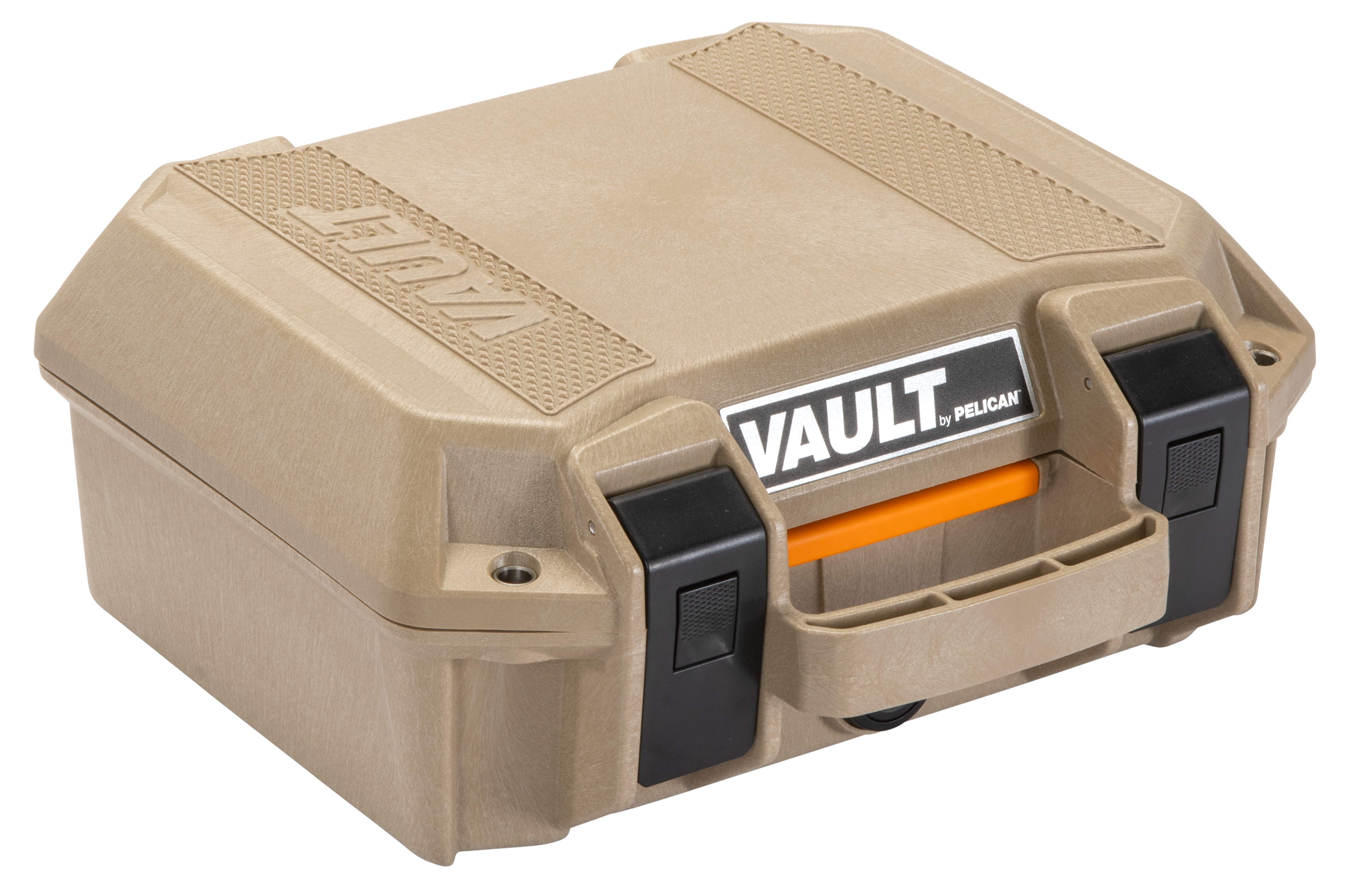 Pelican Vault Small Handgun Case, Tan High-Impact Polymer with Foam, L ...