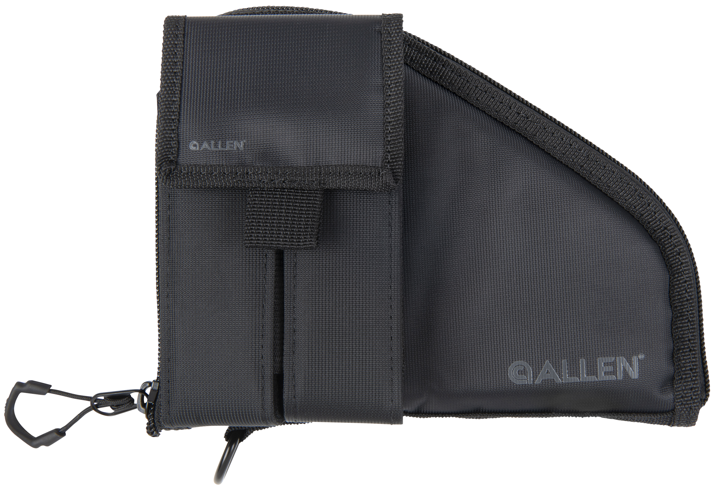 Allen Pistol Case with Detachable Mag Pouch, Lockable Nylon for Compac ...