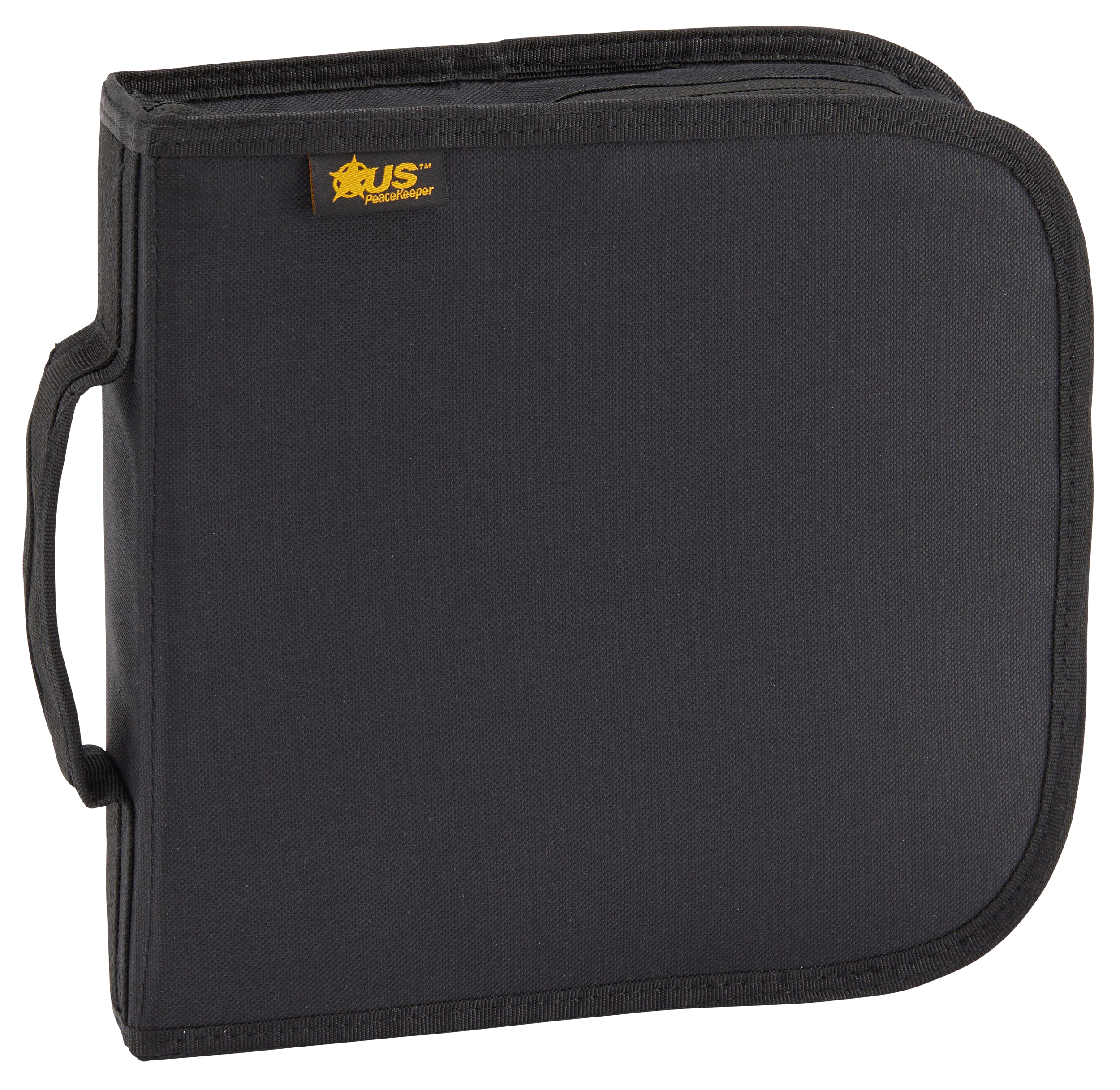 US PeaceKeeper Handgun Case, Black 600 Denier Polyester, Lockable, Hol ...