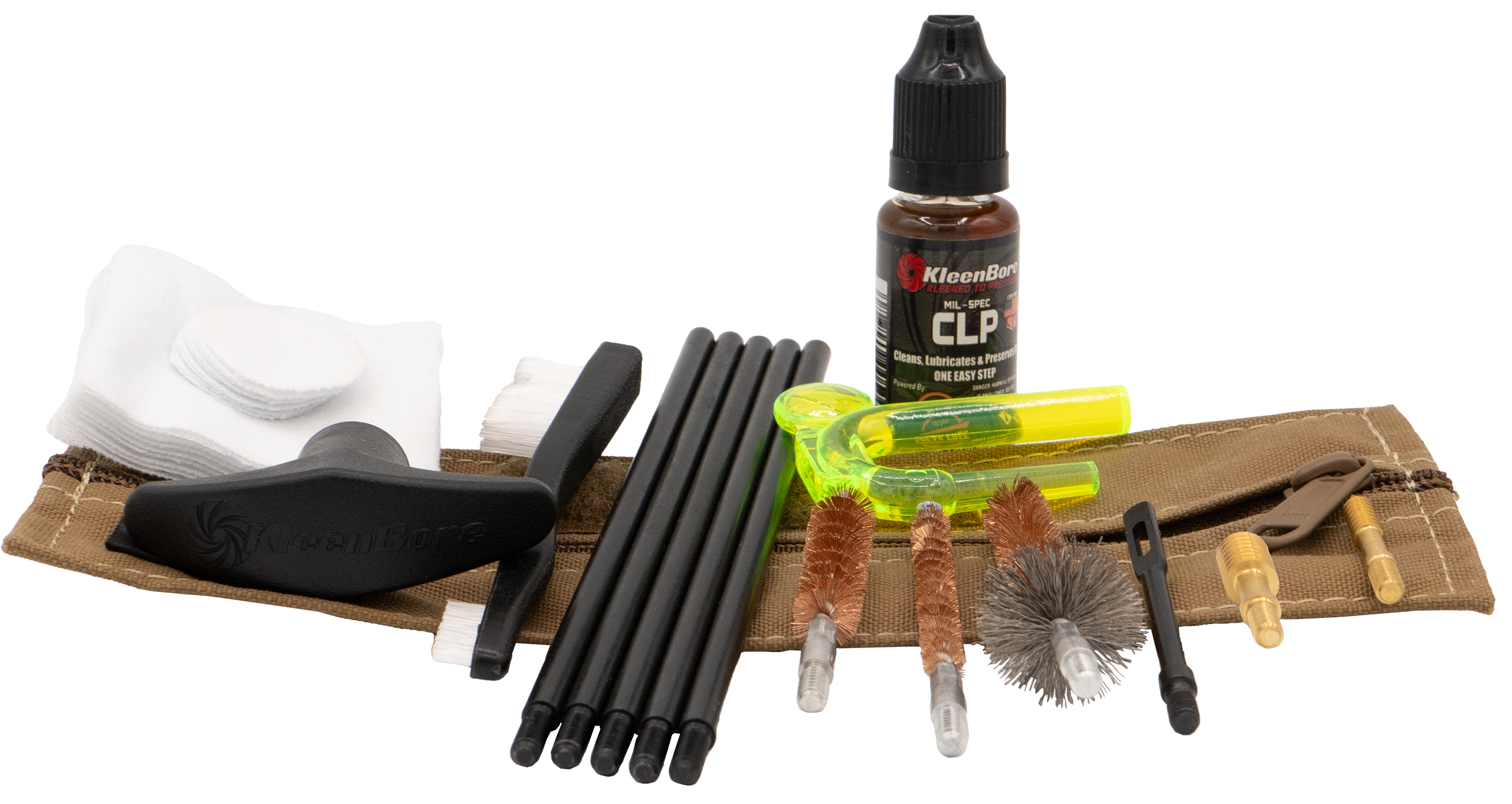 Kleen-Bore Compact Military/Law Enforcement Rifle Tactical Cleaning Ki ...
