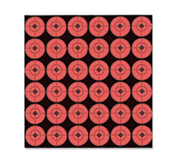 Birchwood Casey Self-Adhesive 1-Inch Target Spots, 360-Pack Fluorescen ...