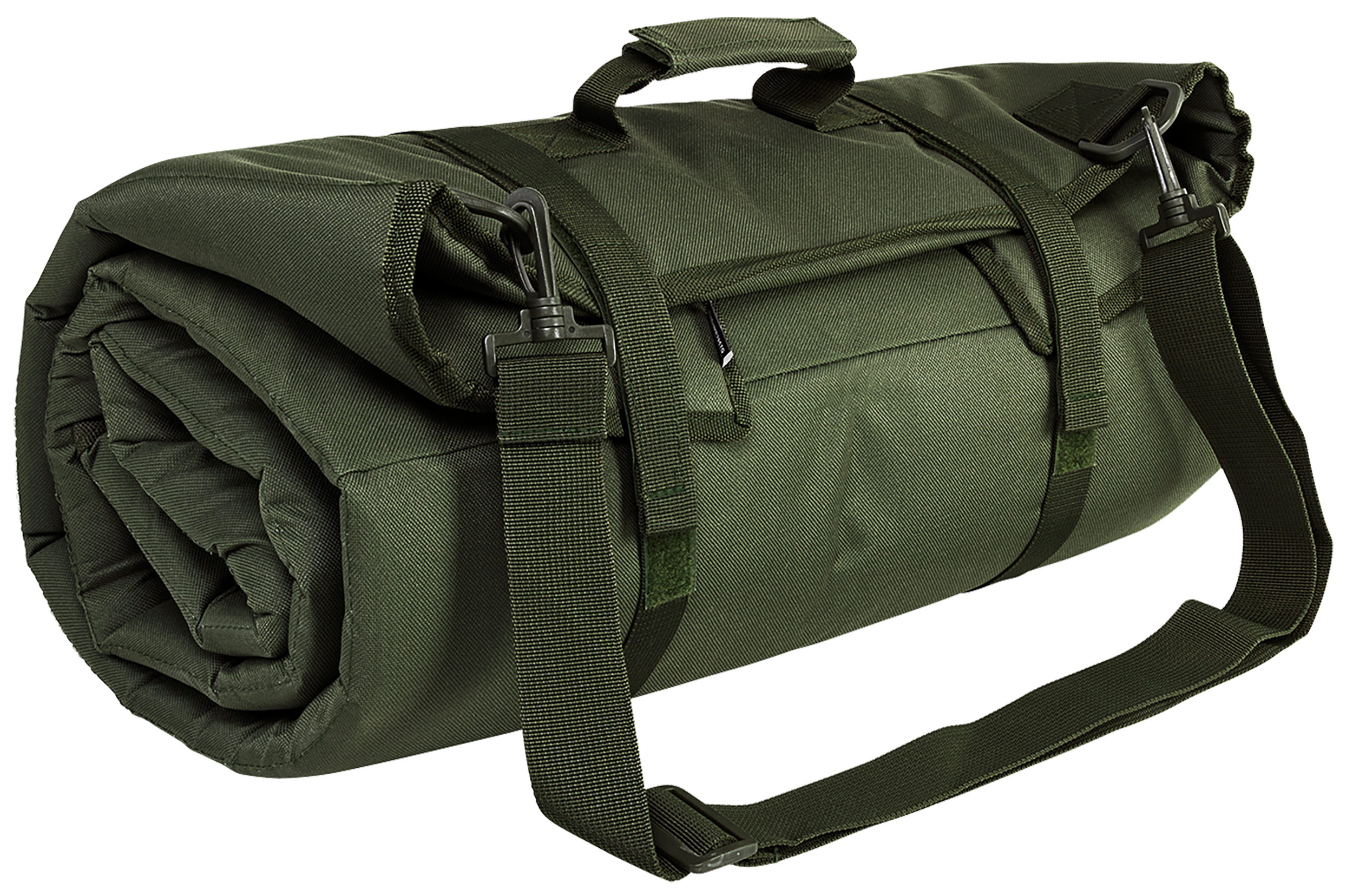 NCStar Roll-Up Shooting Mat, Green PVC, 69 x 35 inches with Carry Stra ...