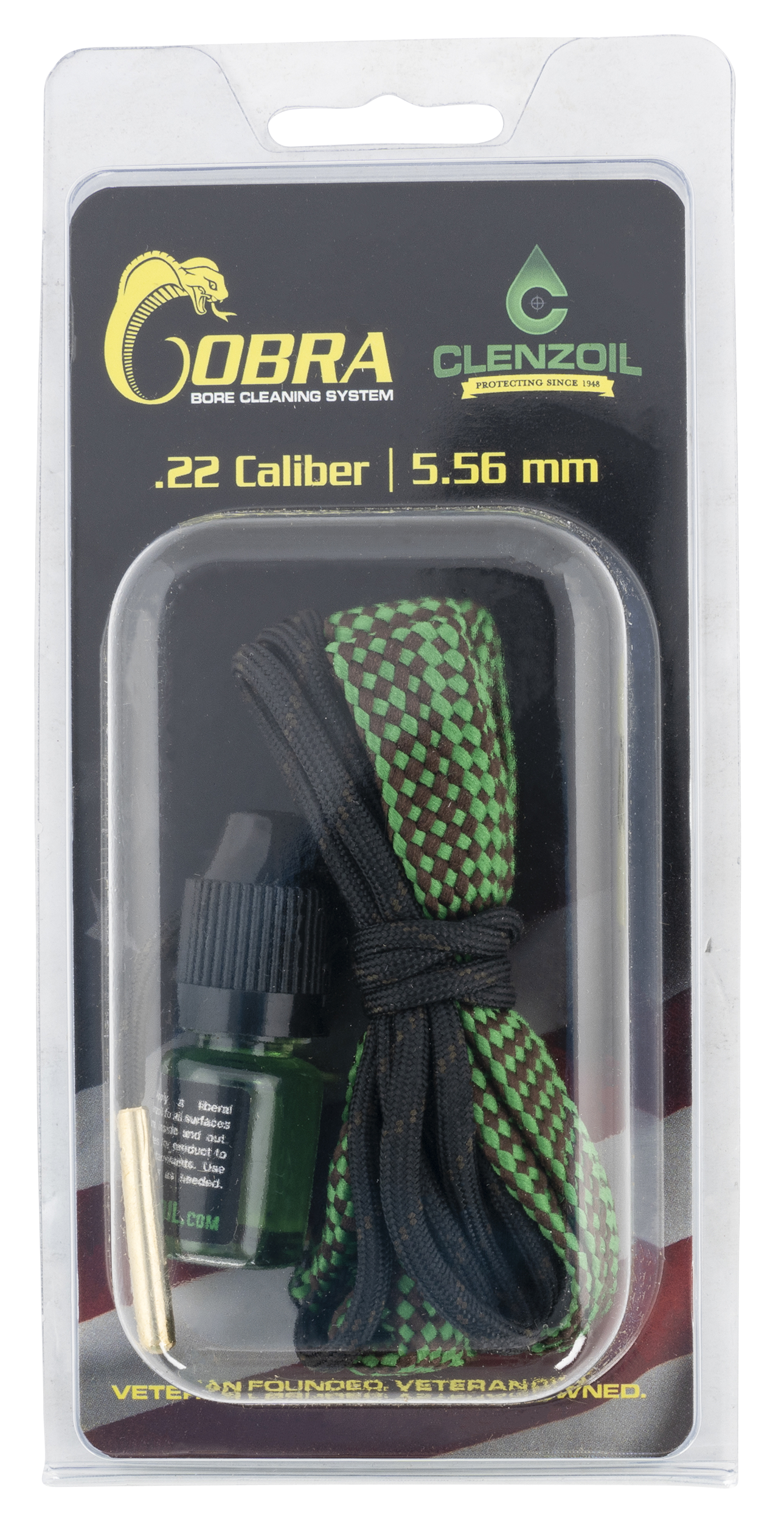Clenzoil Cobra Bore Cleaning System for .22 Caliber/5.56 mm Rifles & H ...