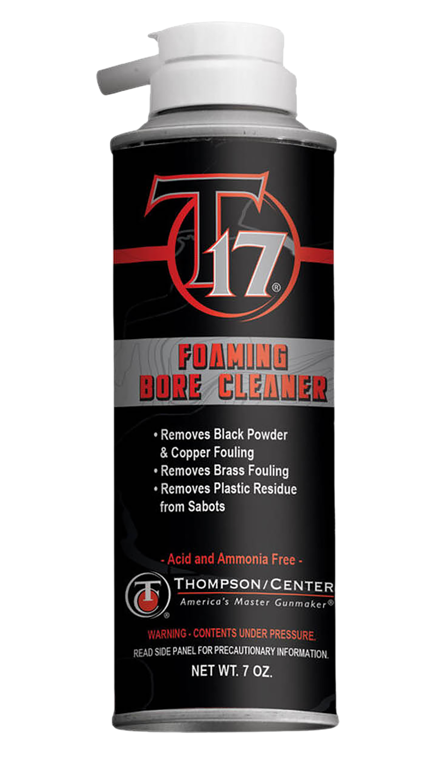 THOMPSON CENTER ARMS LLC T17 Foaming Bore Cleaner, 7 oz Aerosol, Ammon ...