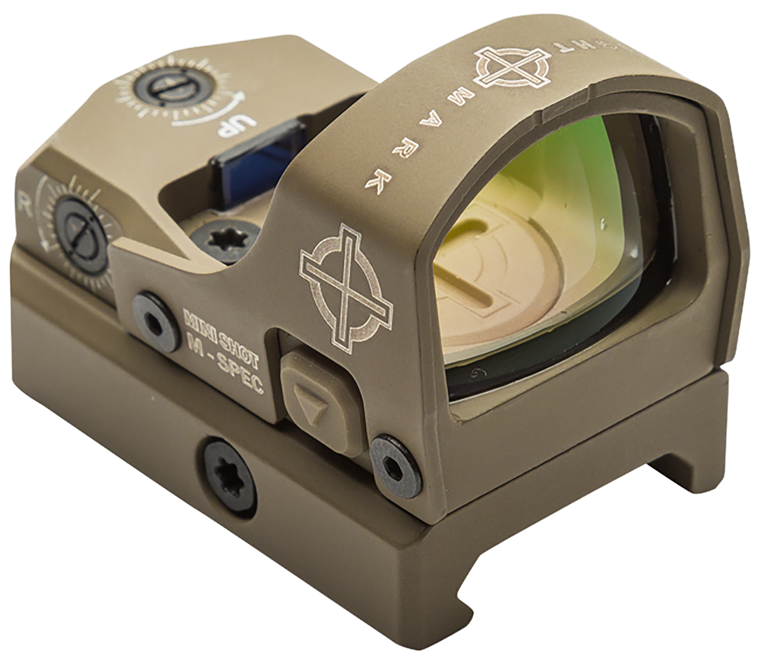 Sightmark Mini Shot M-Spec Reflex Red Dot, 3 MOA, Dark Earth, Fixed Mo ...