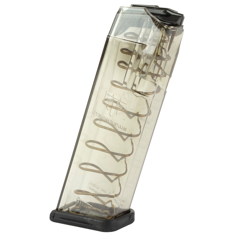 Elite Tactical Systems Group Glock 17/19 9mm 17-Round Translucent Poly ...