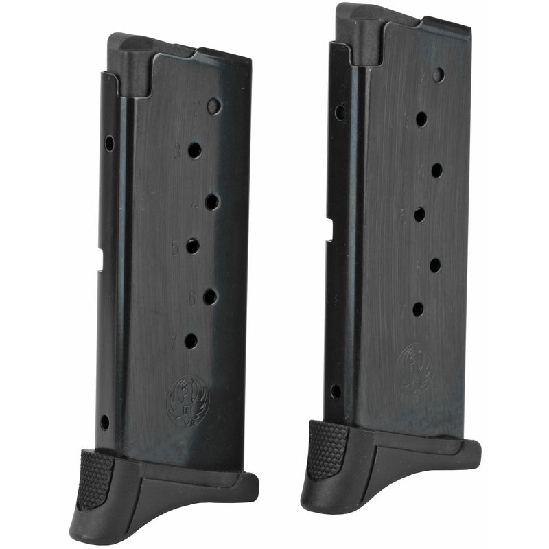 Ruger LC9/LC9s/EC9s Factory 7-Round 9mm Magazine 2-Pack, Steel Body, 9 ...