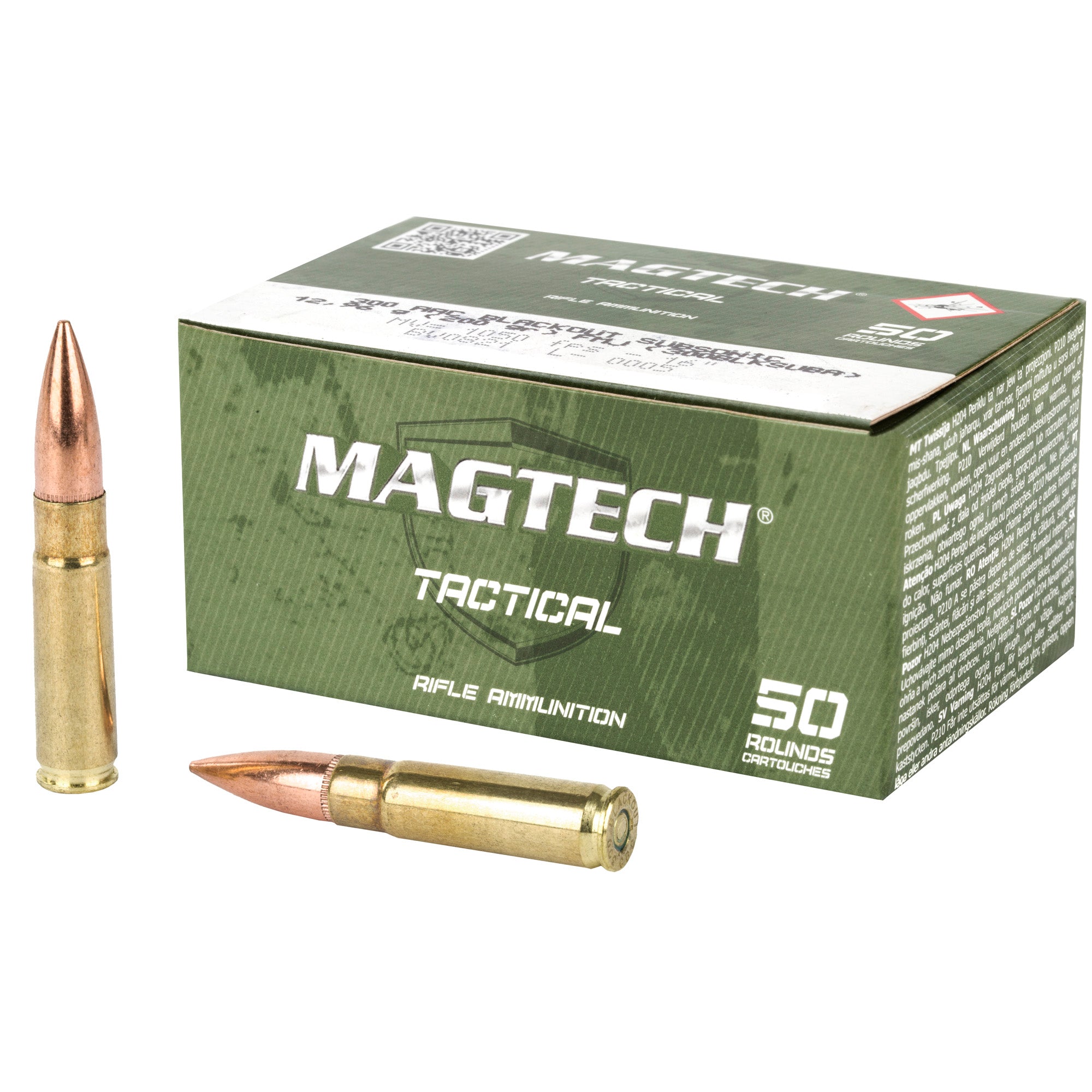 Magtech 300 Blackout 200gr FMJ Subsonic Rifle Ammo, 50-Round Box / 100 ...