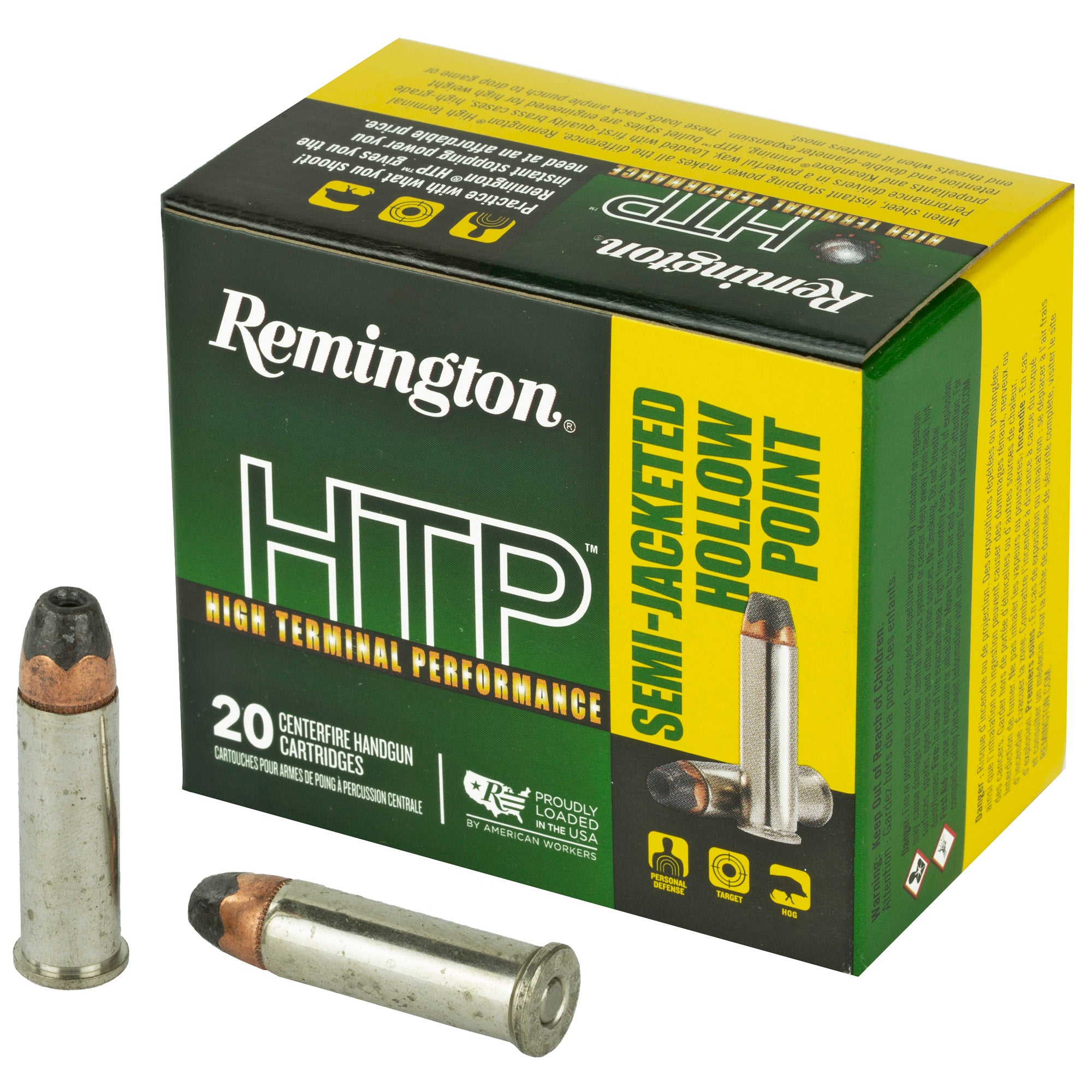 Remington High Terminal Performance .38 Special +P 125 Grain Semi-Jack ...