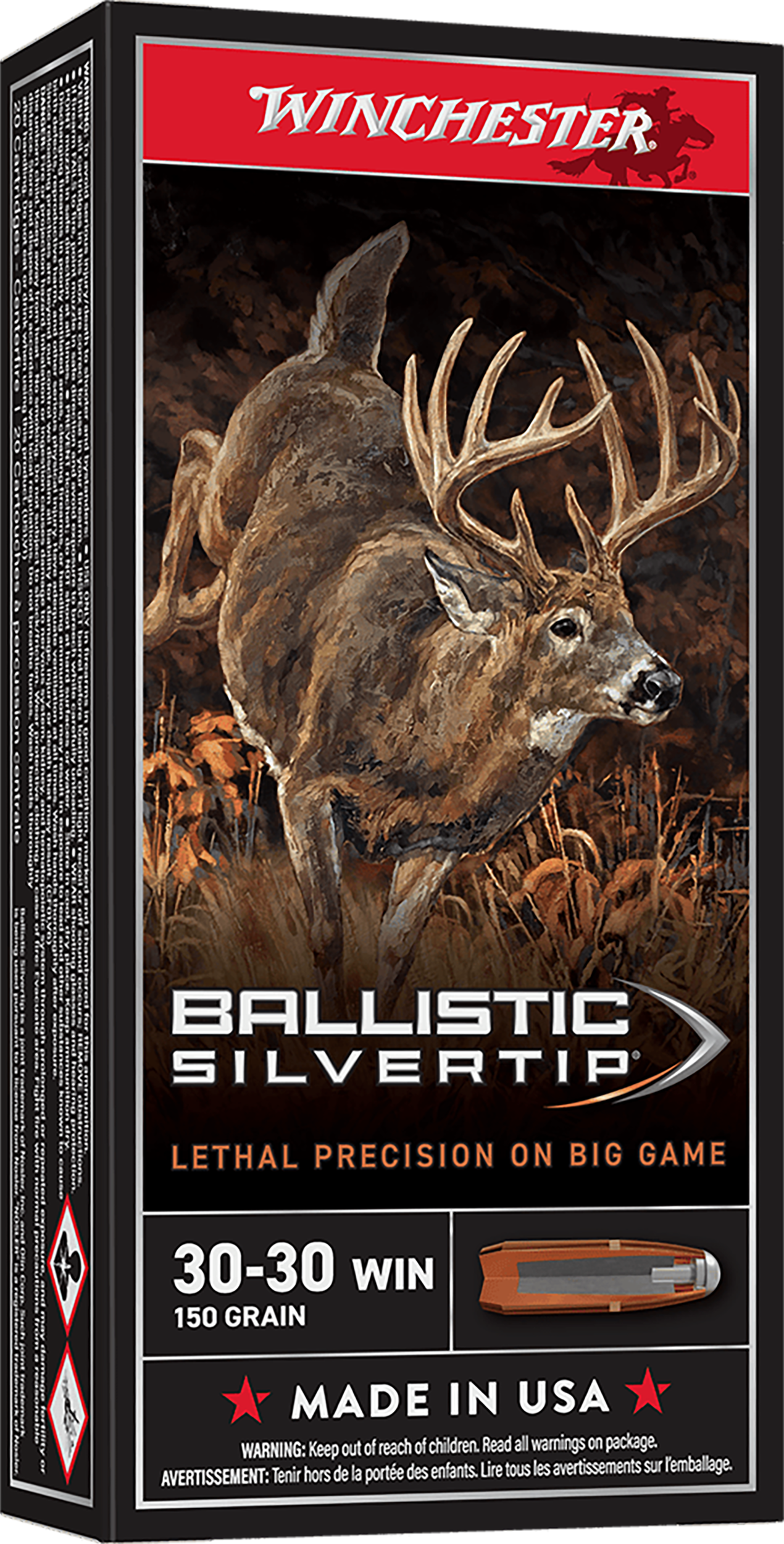 Winchester Ammo Ballistic Silvertip .30-30 Winchester 150gr Polymer Ti ...