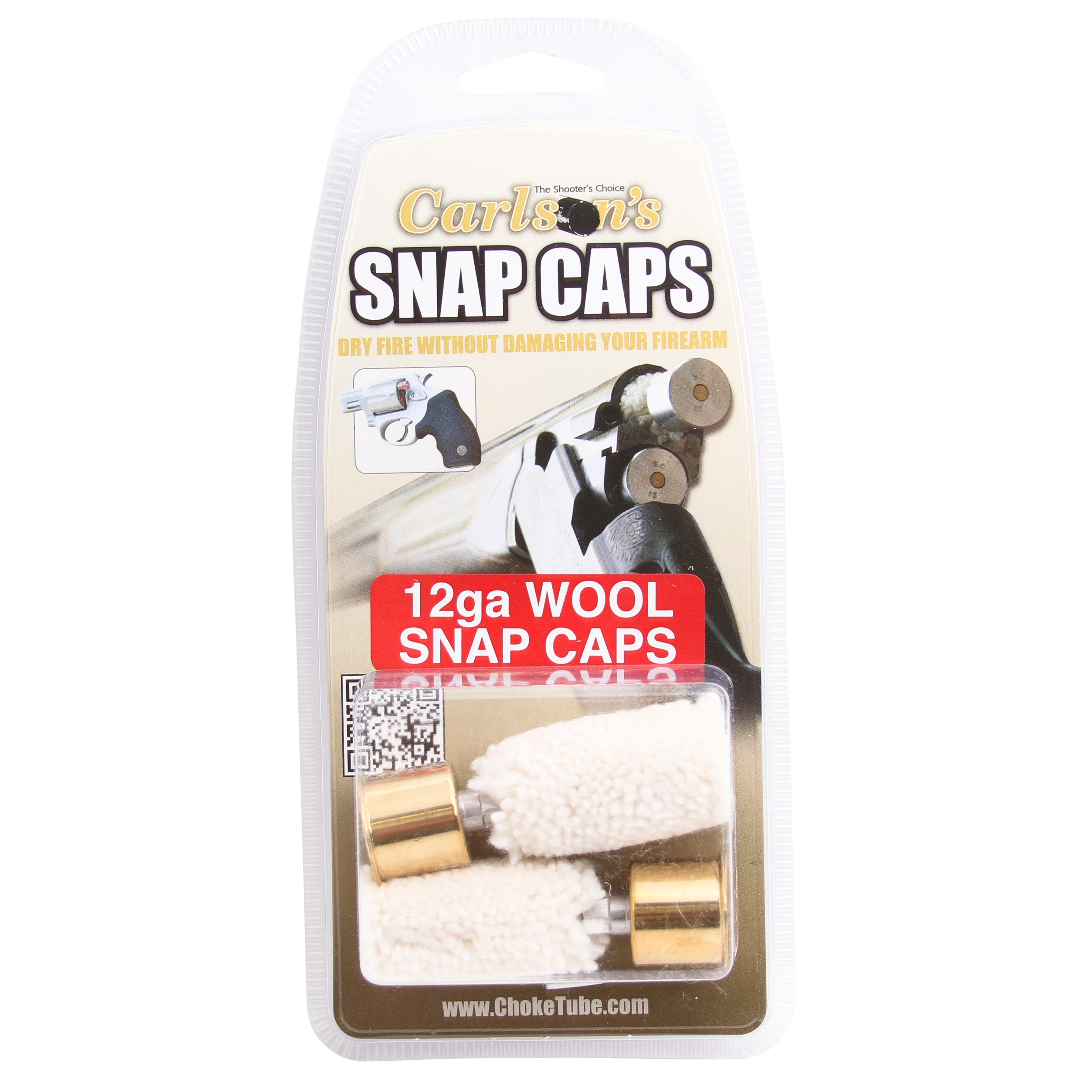 Carlsons 12 Gauge Wool Snap Caps 2-Pack, Spring-Loaded Primer Plunger ...