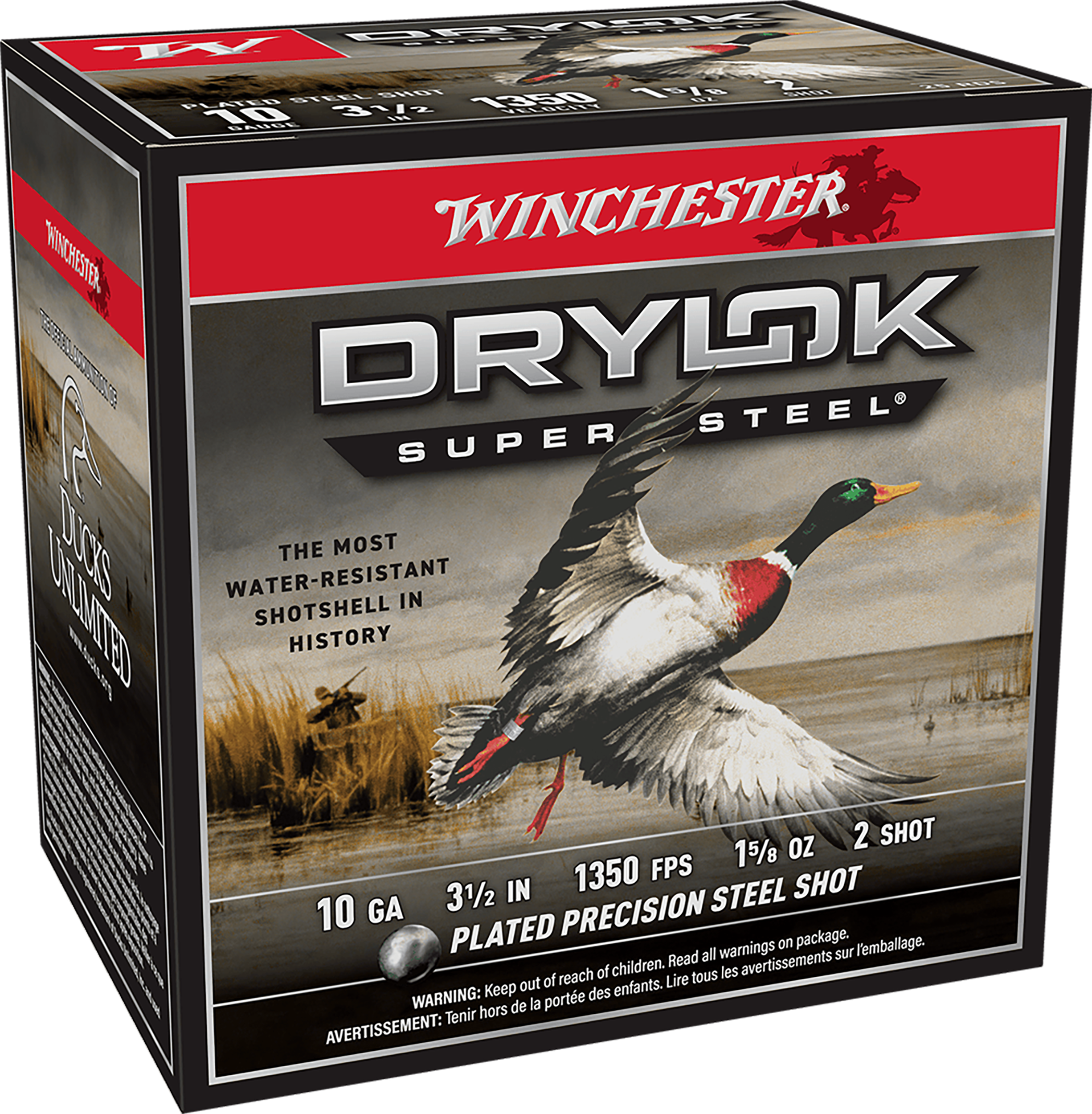 Winchester Ammo Drylok Super Steel Magnum 10 Gauge 3.5in #2 Shot Shots ...