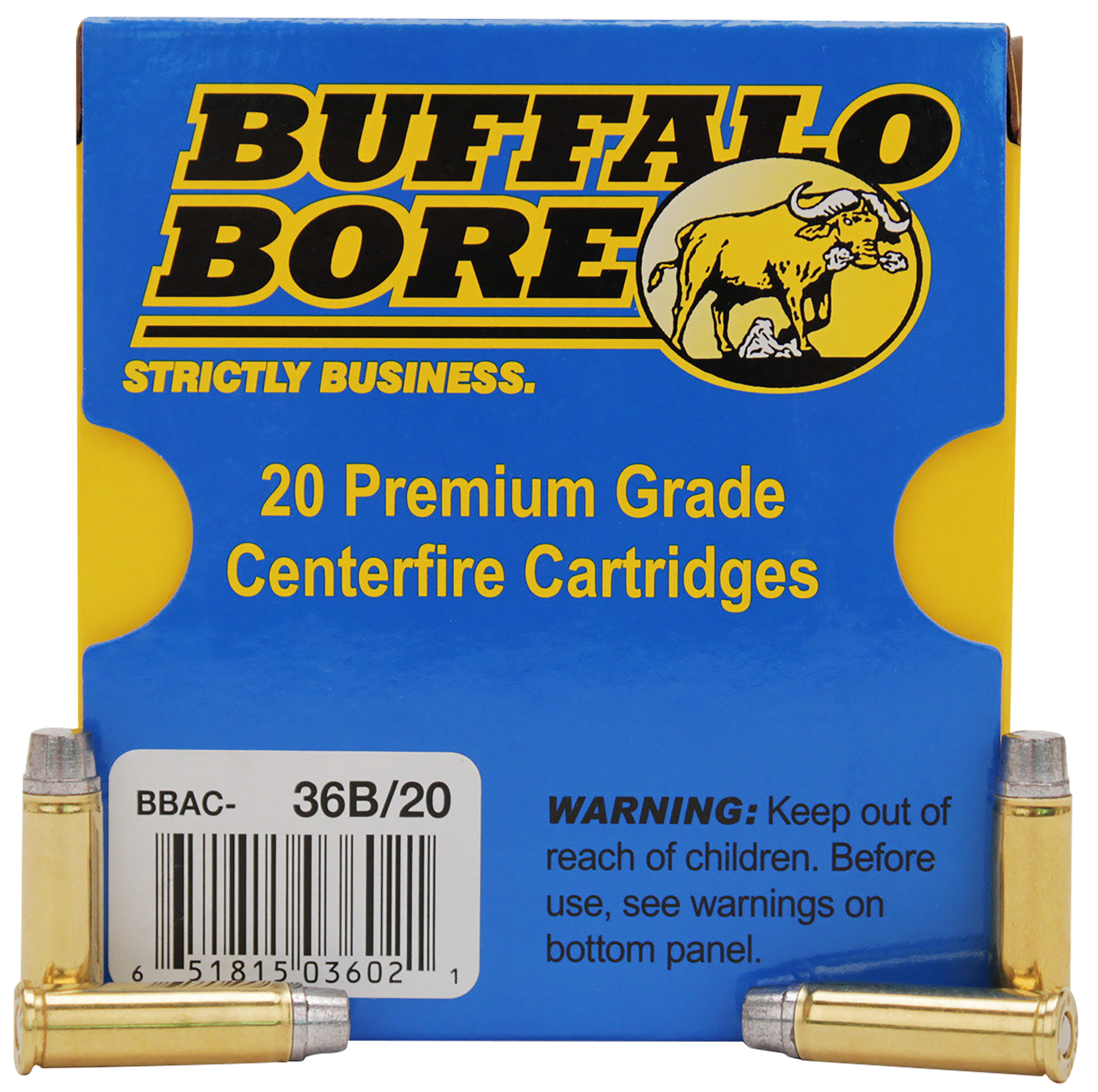 Buffalo Bore Strictly Business .32 H&R Magnum +P 130gr Hard Cast Handg ...