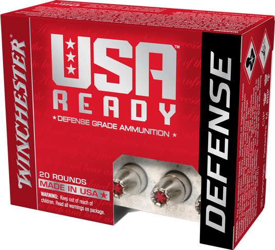 Winchester Ammo USA Ready .45 ACP 200gr Hex-Vent Hollow Point Ammo, 20 ...