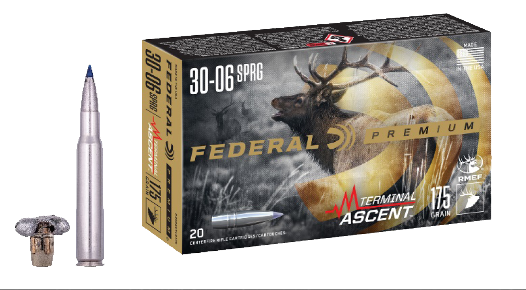Federal Premium Terminal Ascent .30-06 Springfield 175 Grain Bonded Ti ...