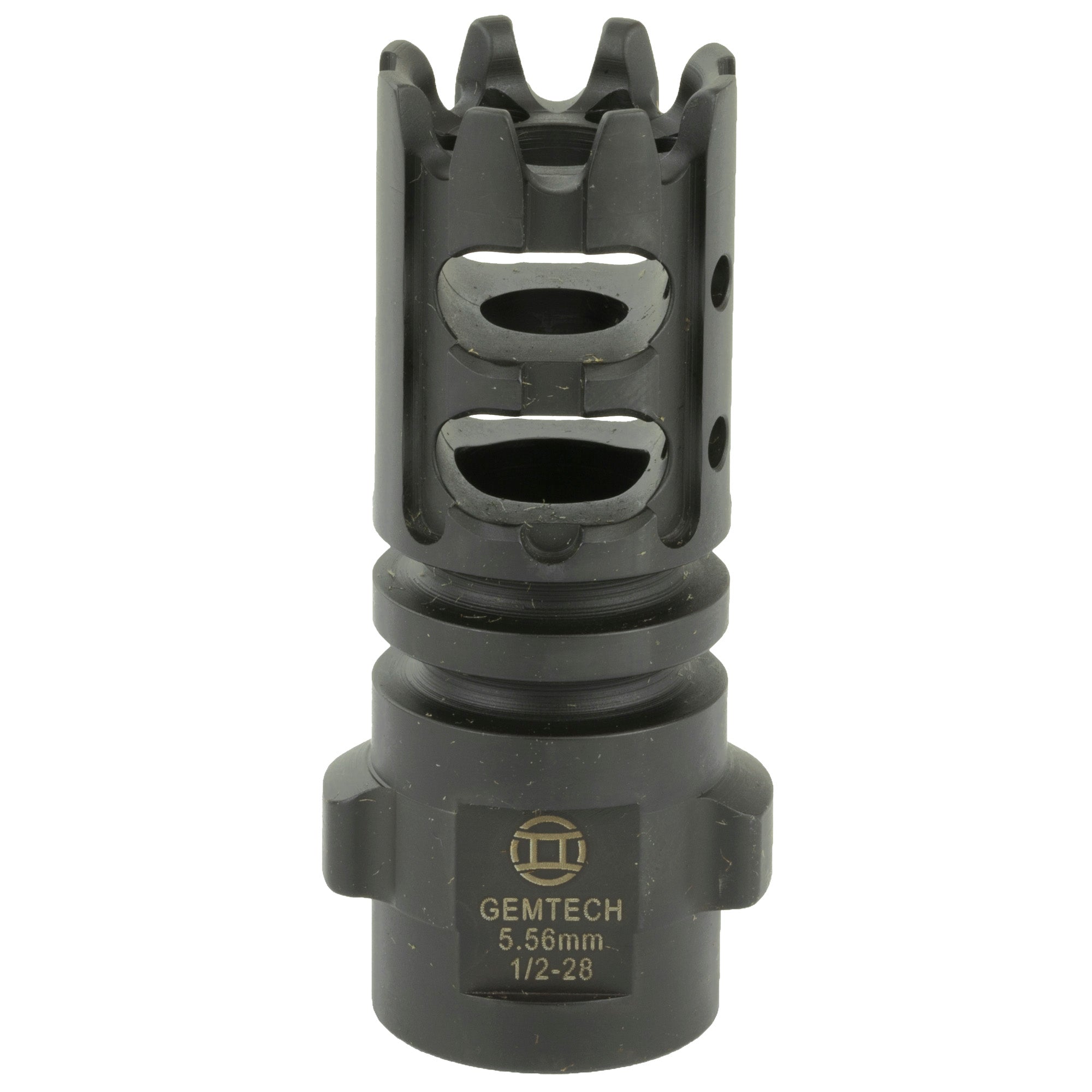 Gemtech Quickmount 5.56 Muzzle Brake, 1/2x28 Thread, Quick-Mount Lugs ...