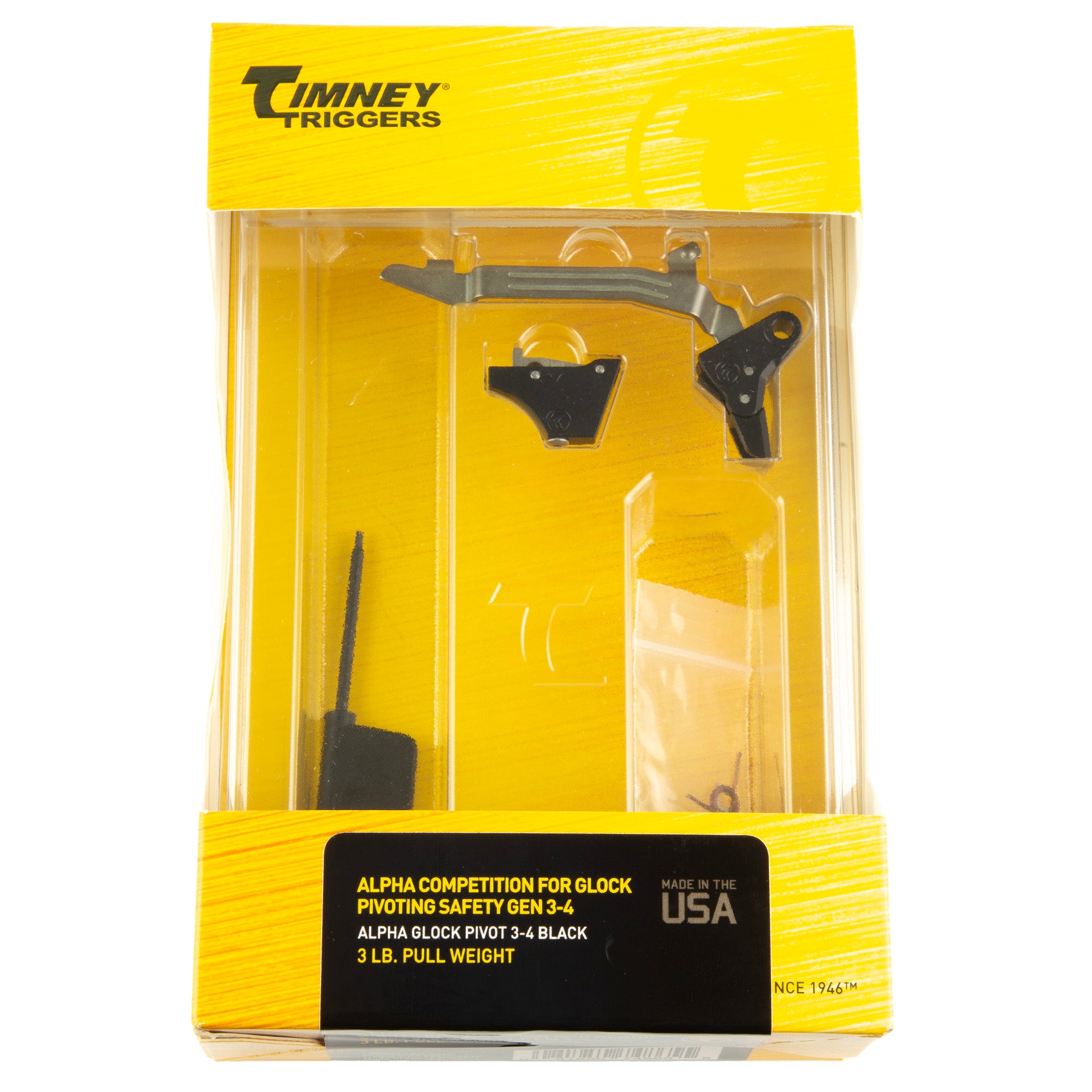 Timney Triggers Alpha Competition Pivot Trigger for Glock Gen 3-4 Pist ...