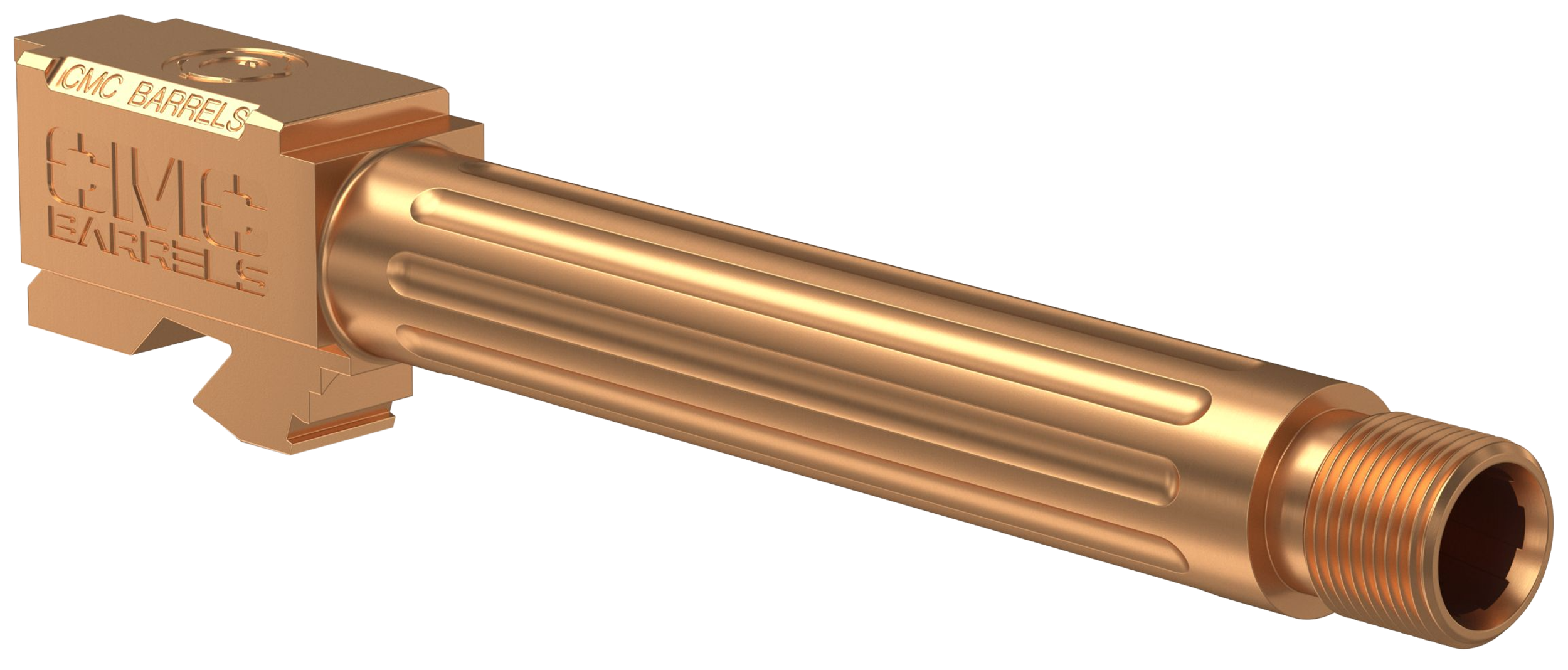 CMC Triggers Match Precision Glock 17 Gen 3-4 9mm 4.48in Fluted Thread ...