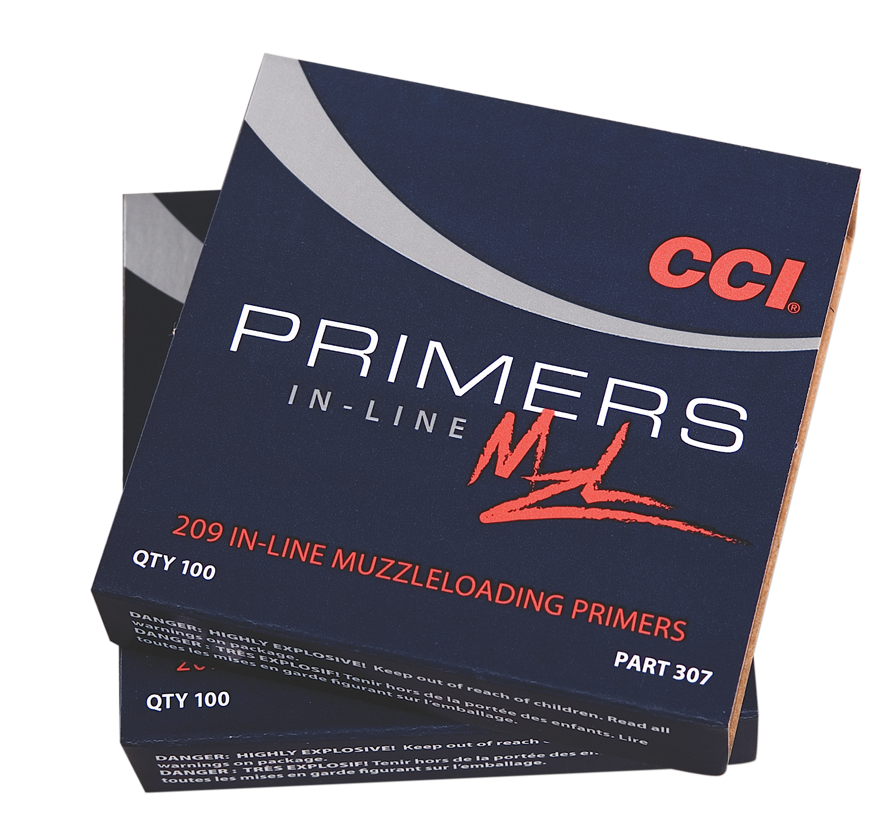 CCI 209 In-Line Muzzleloading Primers, Humid-Condition Ignition, 100 C ...