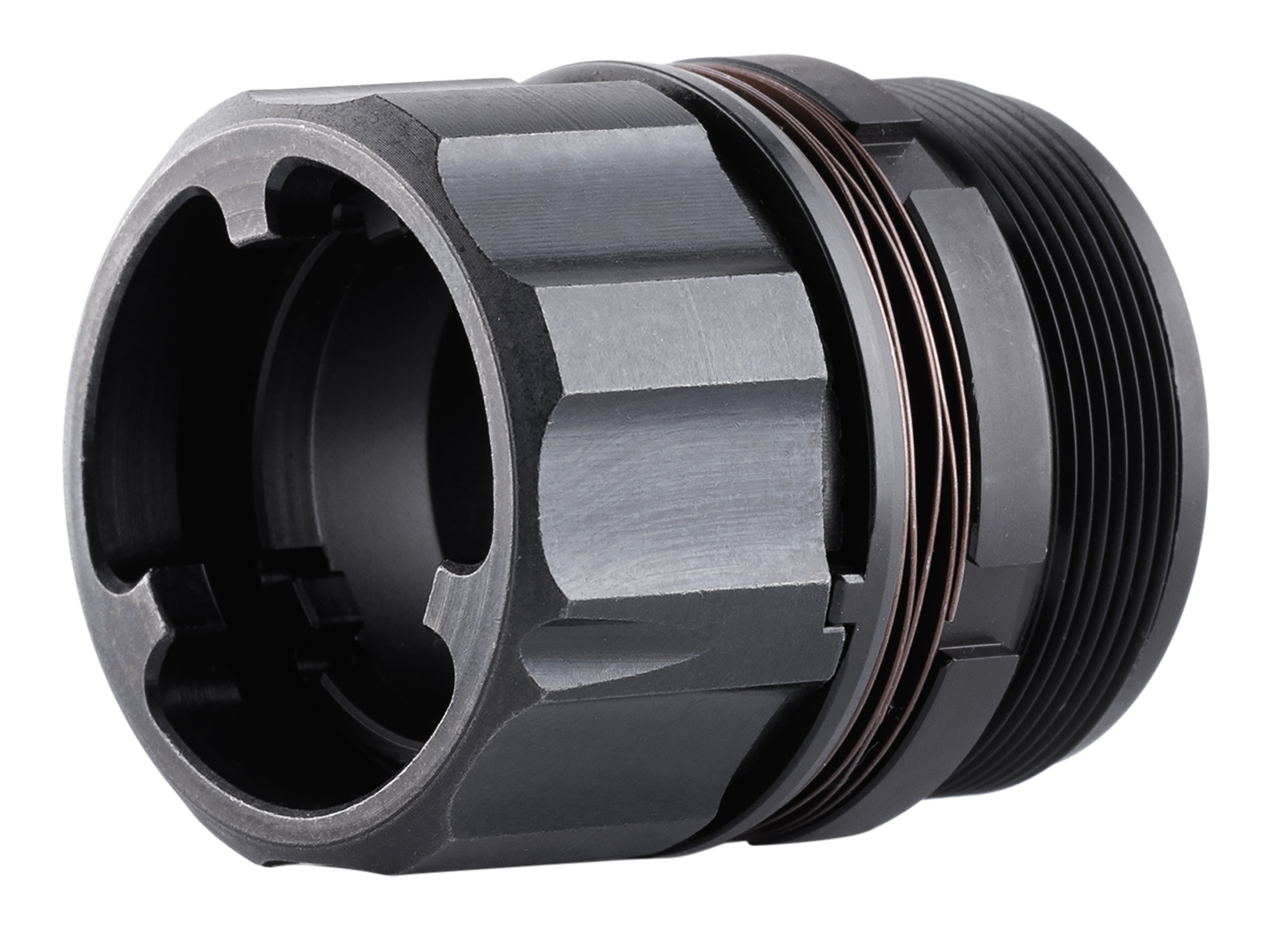 Dead Air KeyMo HUB Suppressor Mount Adapter 1-3/8x24 Quick-Attach Nitr ...