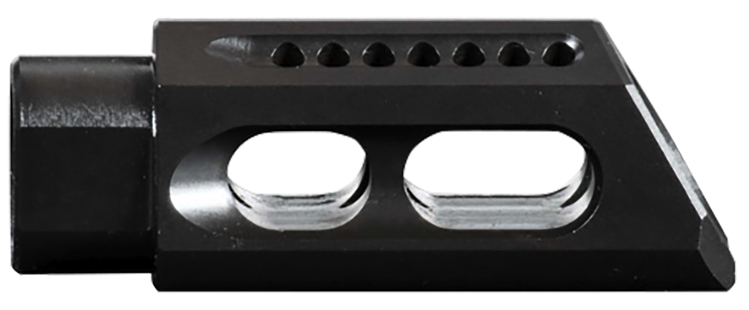 Yankee Hill Slant .30 Cal Muzzle Brake/Compensator, 5/8-24 Thread, Mel ...