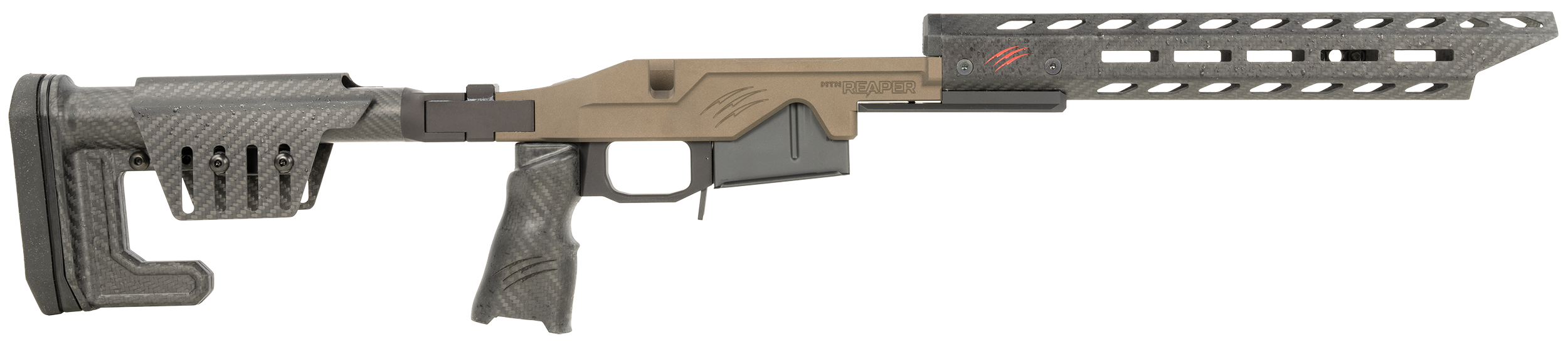 Fierce Firearms Bronze Chassis Kit for AR-15 Short Action Rifle Stock ...