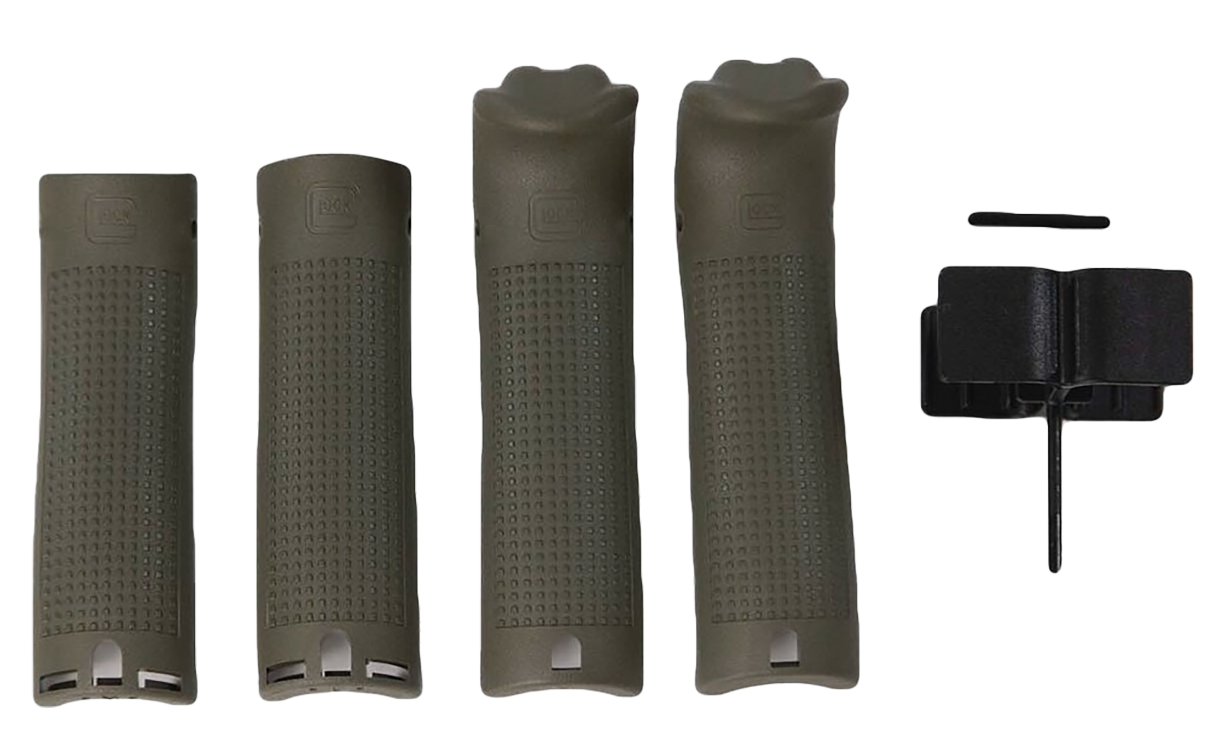 Glock Modular Backstrap/Beavertail Set, Battlefield Green Polymer for ...