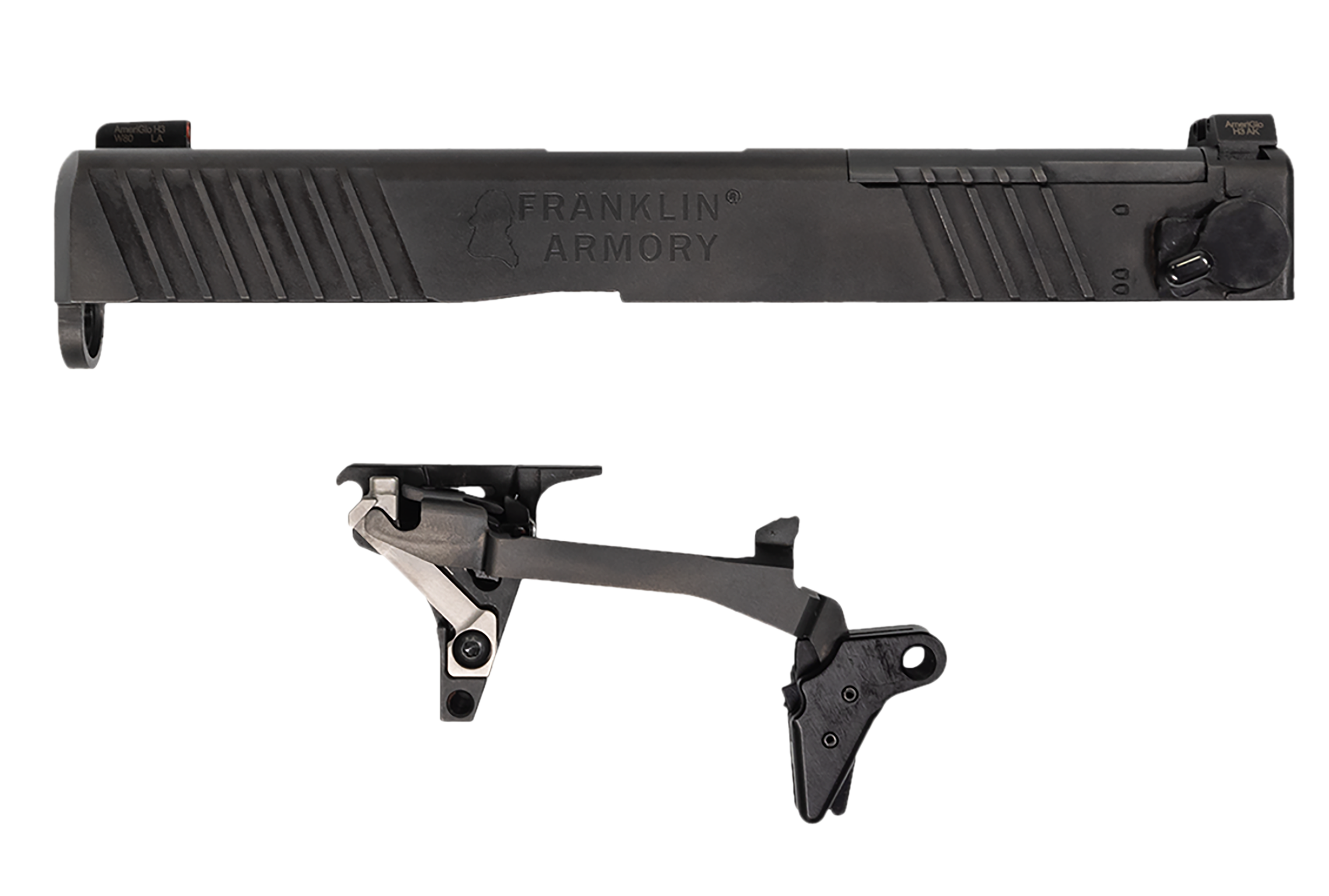 Franklin Armory G-S193 Binary Slide Assembly for Glock 19 Gen 3, Optic ...