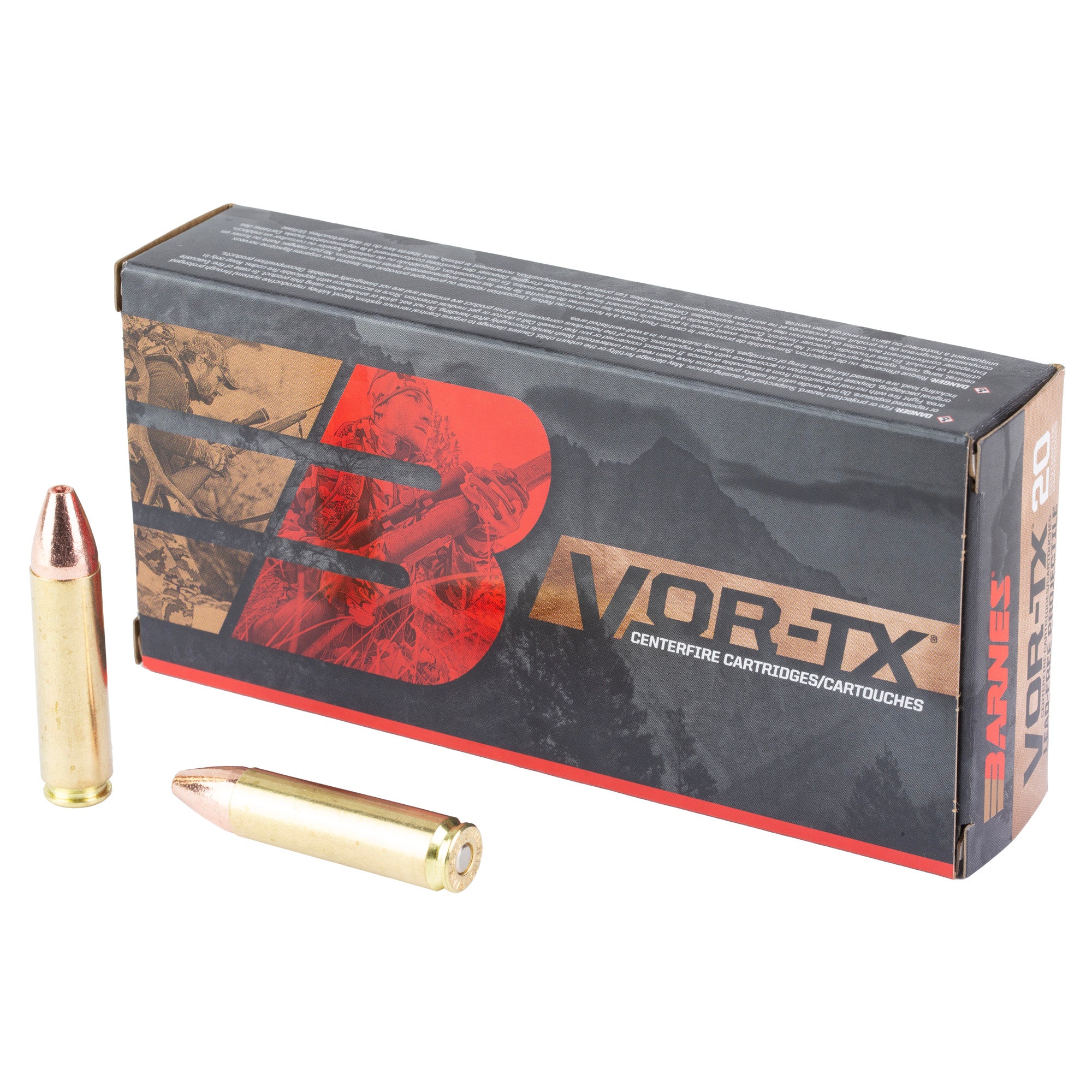 Barnes VOR-TX .450 Bushmaster 250 Grain TSX Flat Base Lead-Free Rifle ...