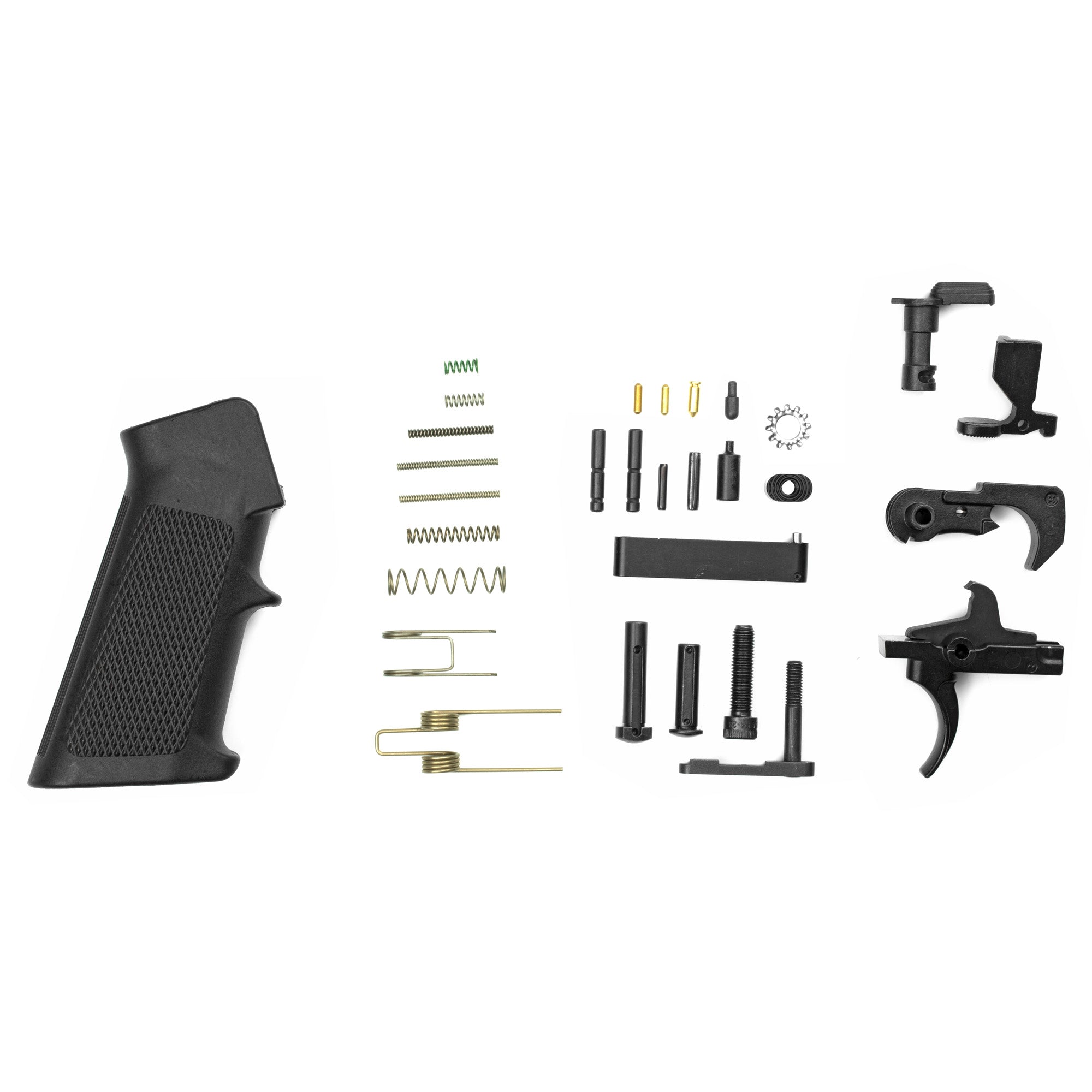 LBE Unlimited AR-15 Complete Lower Parts Kit with A2 Grip & Trigger Gu ...